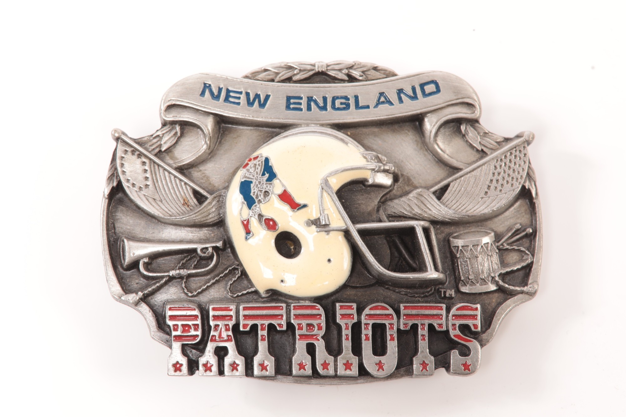 1987 Siskiyou New England Patriots NFL Belt Buckle Limited Edition ...