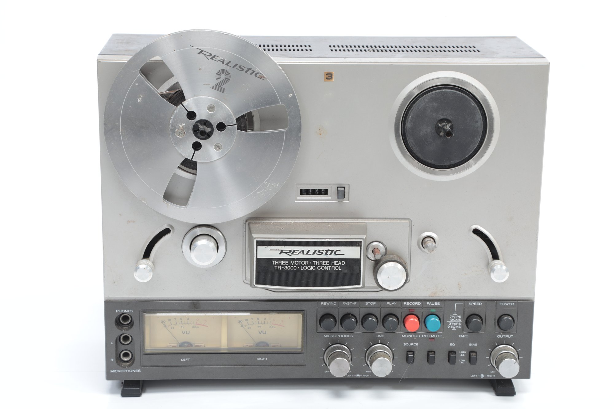 Vintage Realistic TR-3000 Three Motor, Three Head Logic Control Reel To ...
