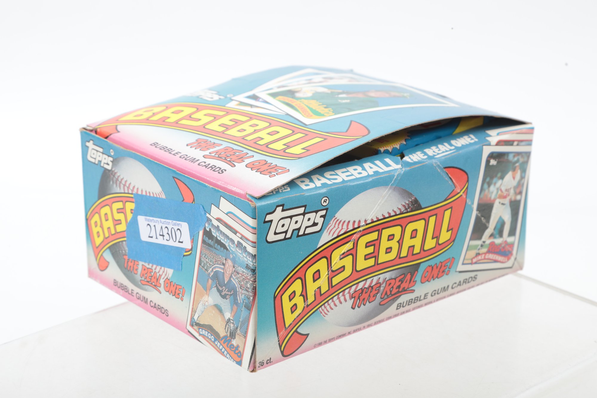 1989 Topps Baseball Box Of 36 Packs Crack Through For Your Favorites ...