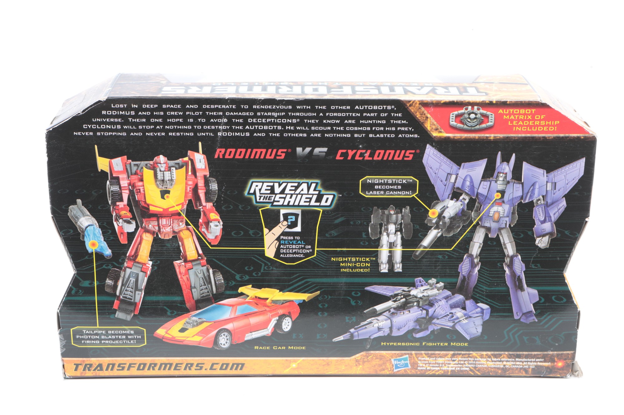 Transformers Reveal The Shield Battle In Space Rodimus Cyclonus Factory ...