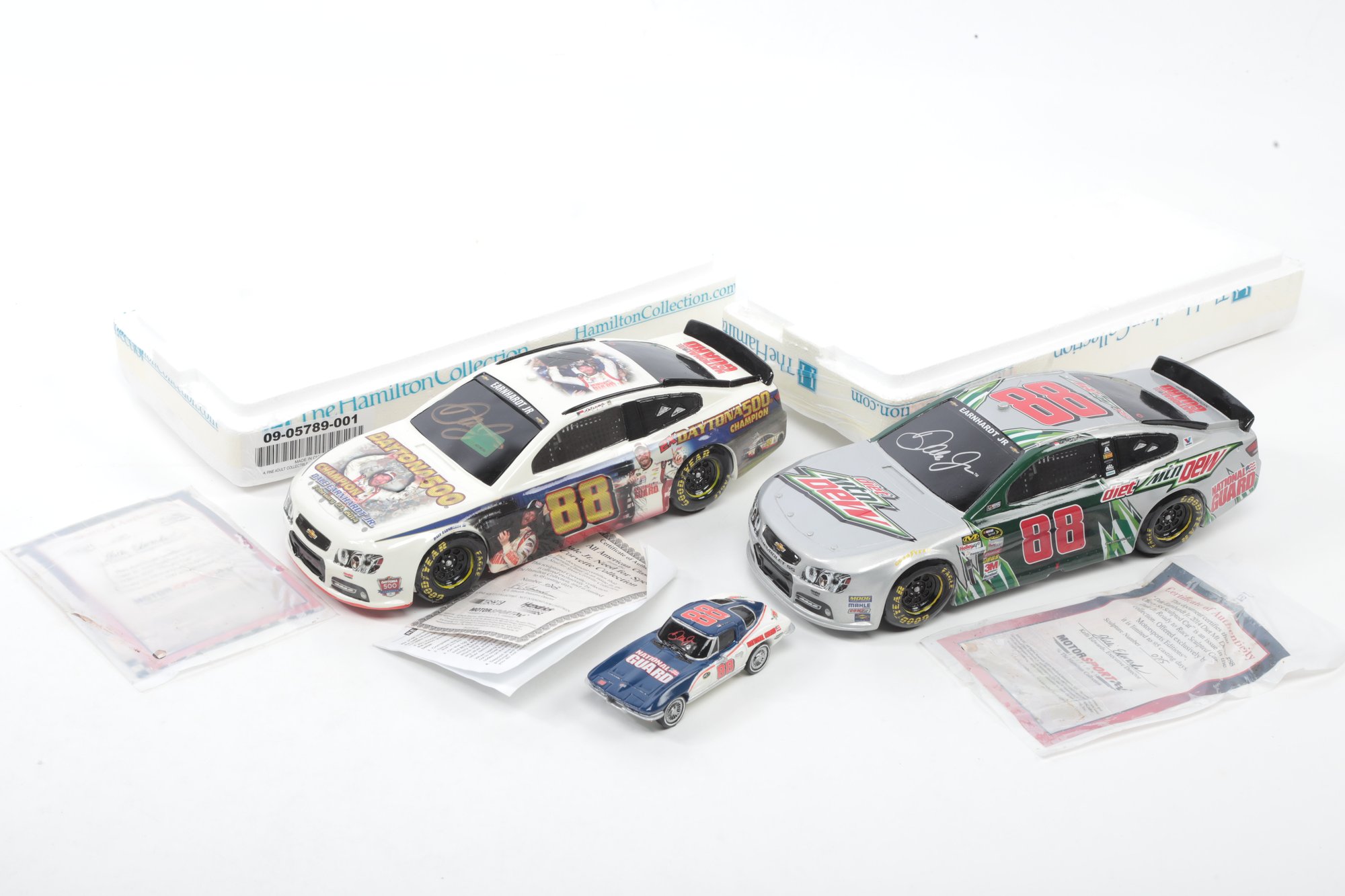 3 Limited Edition Dale Jr Nascar Models From The Hamilton Group #205924 ...