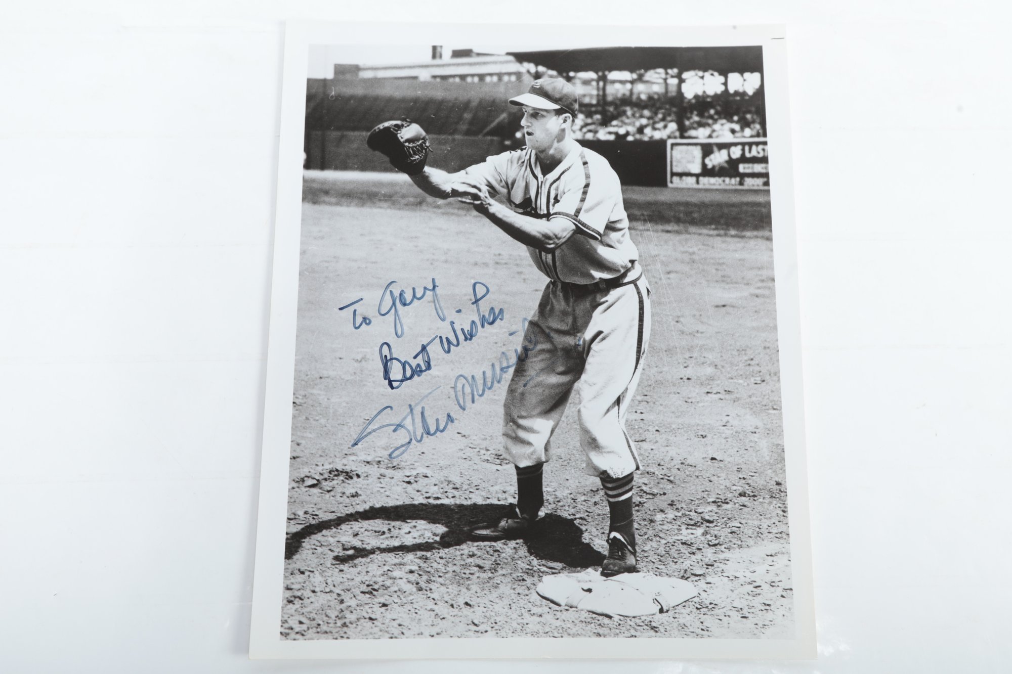Stan Musial Signed 8x10 Photo Inscribed To Gary Best Wishes St. Louis ...