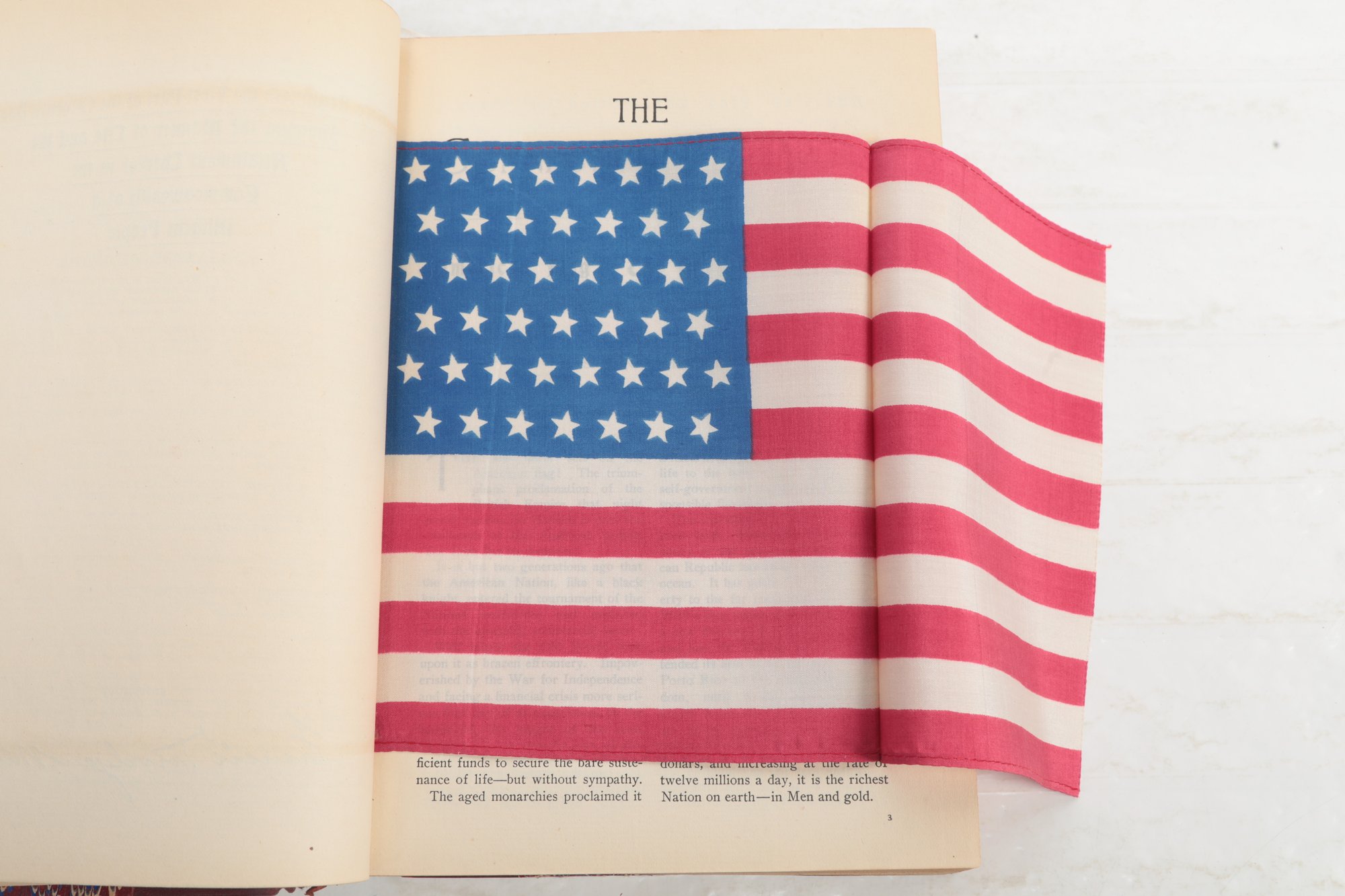 Real American Flag Insert 1907 The Connecticut Magazine: Devoted To ...