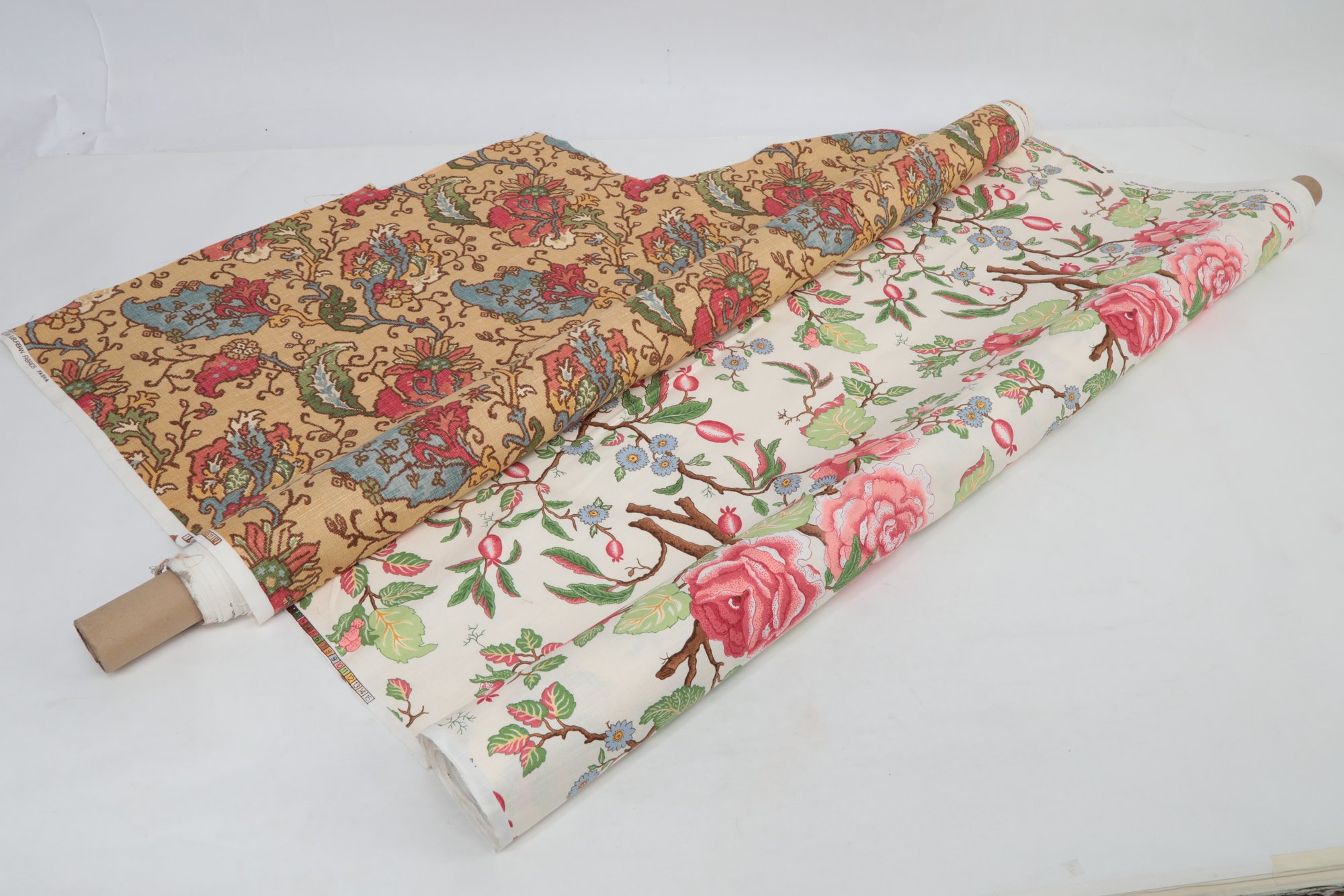 2 Rolls Of Vintage "Suburban Fabrics": "Natalie" A Cynthia Clark Design ...