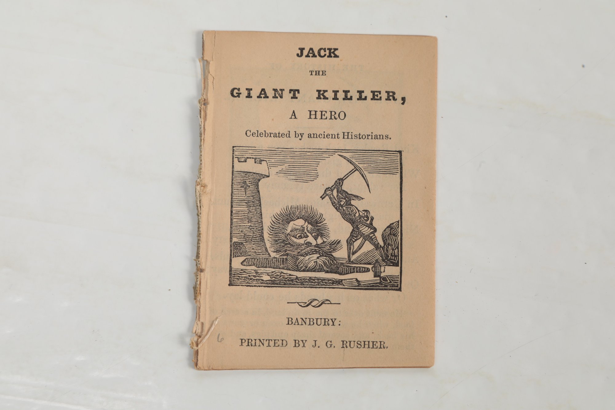 Rare Chapbook Jack The Giant Killer C 1820s Banbury Imprint WOODCUTS ...