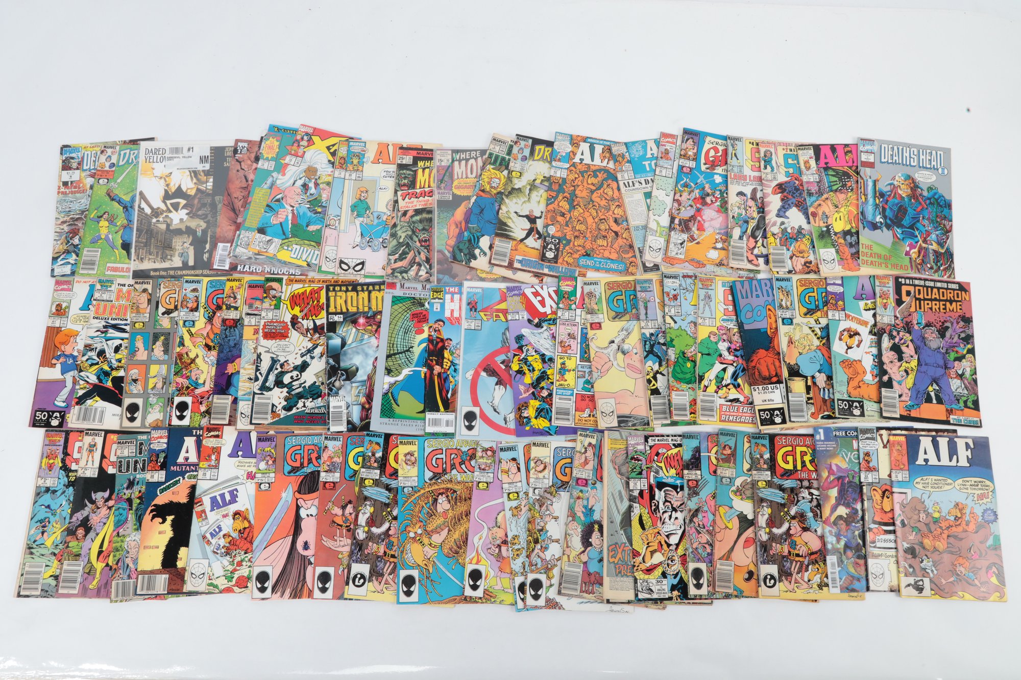 Large Lot Of Marvel Comic Books With Some Older Ones #185124 ...