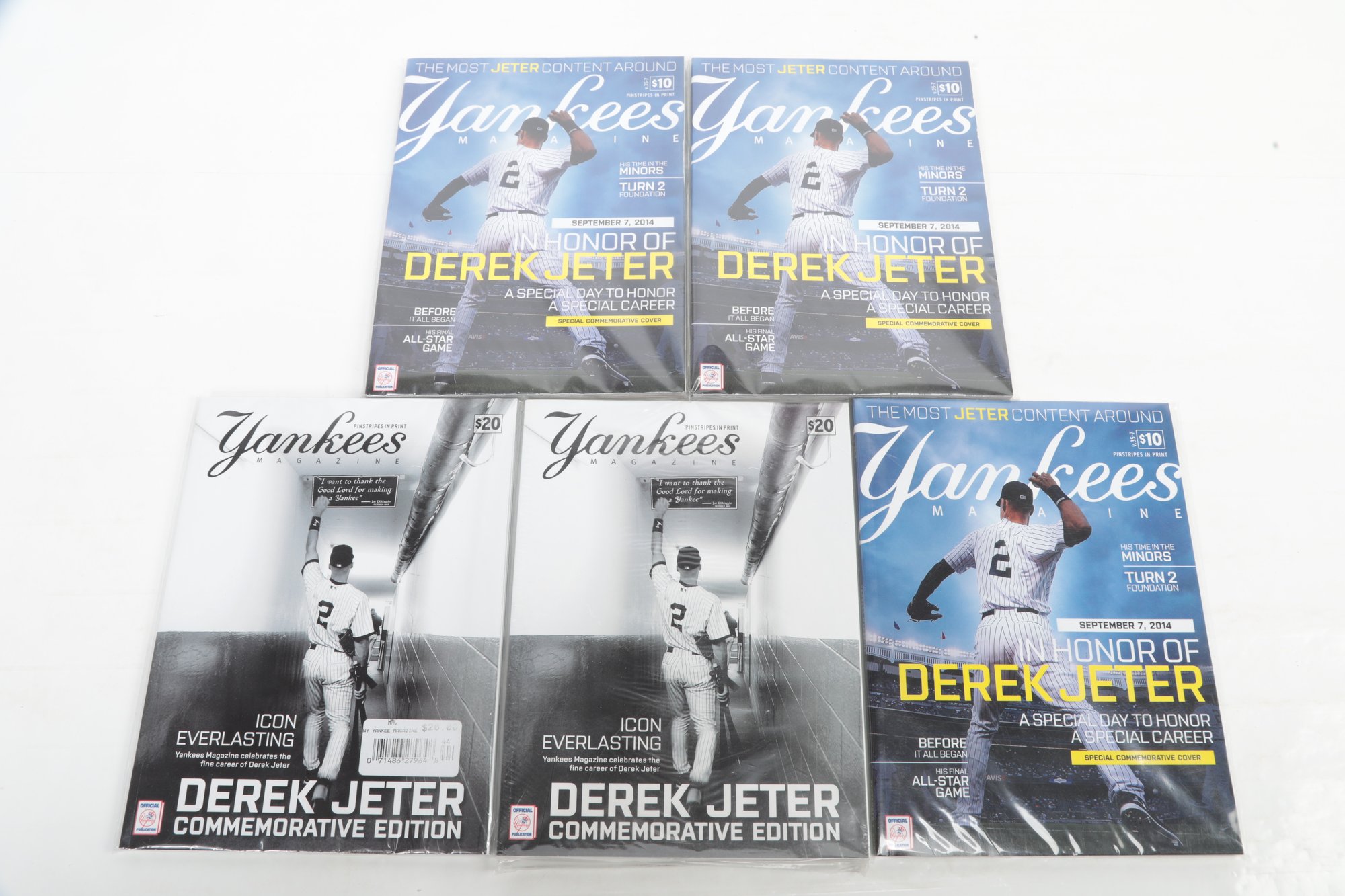 Derek Jeter Commemorative NY Yankees Magazine Lot Of 5 #203916 ...