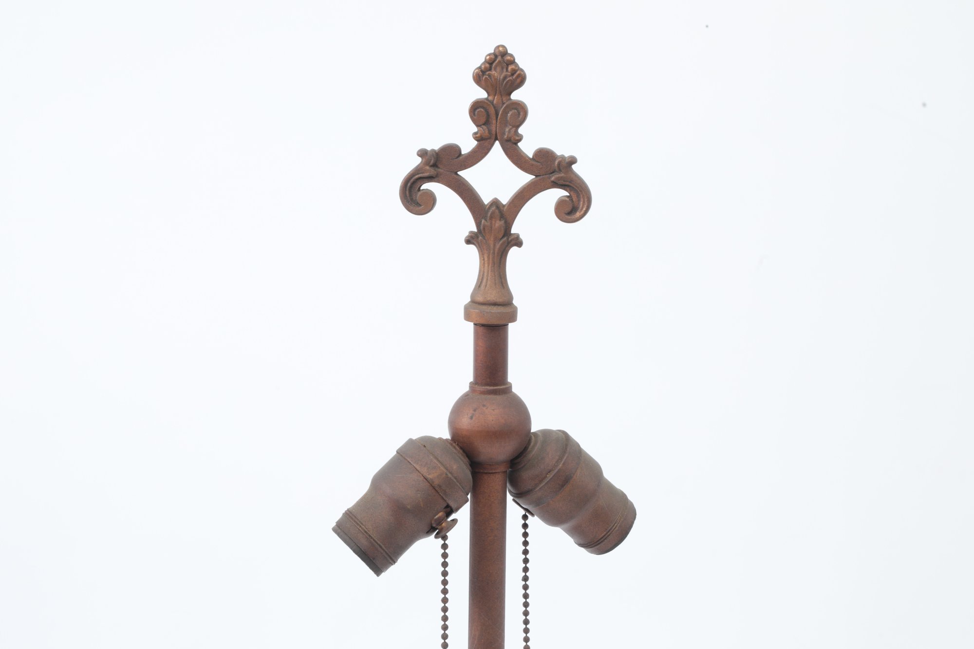 Antique Metal Handel Desk Lamp Base #196424 | Auctionninja.com