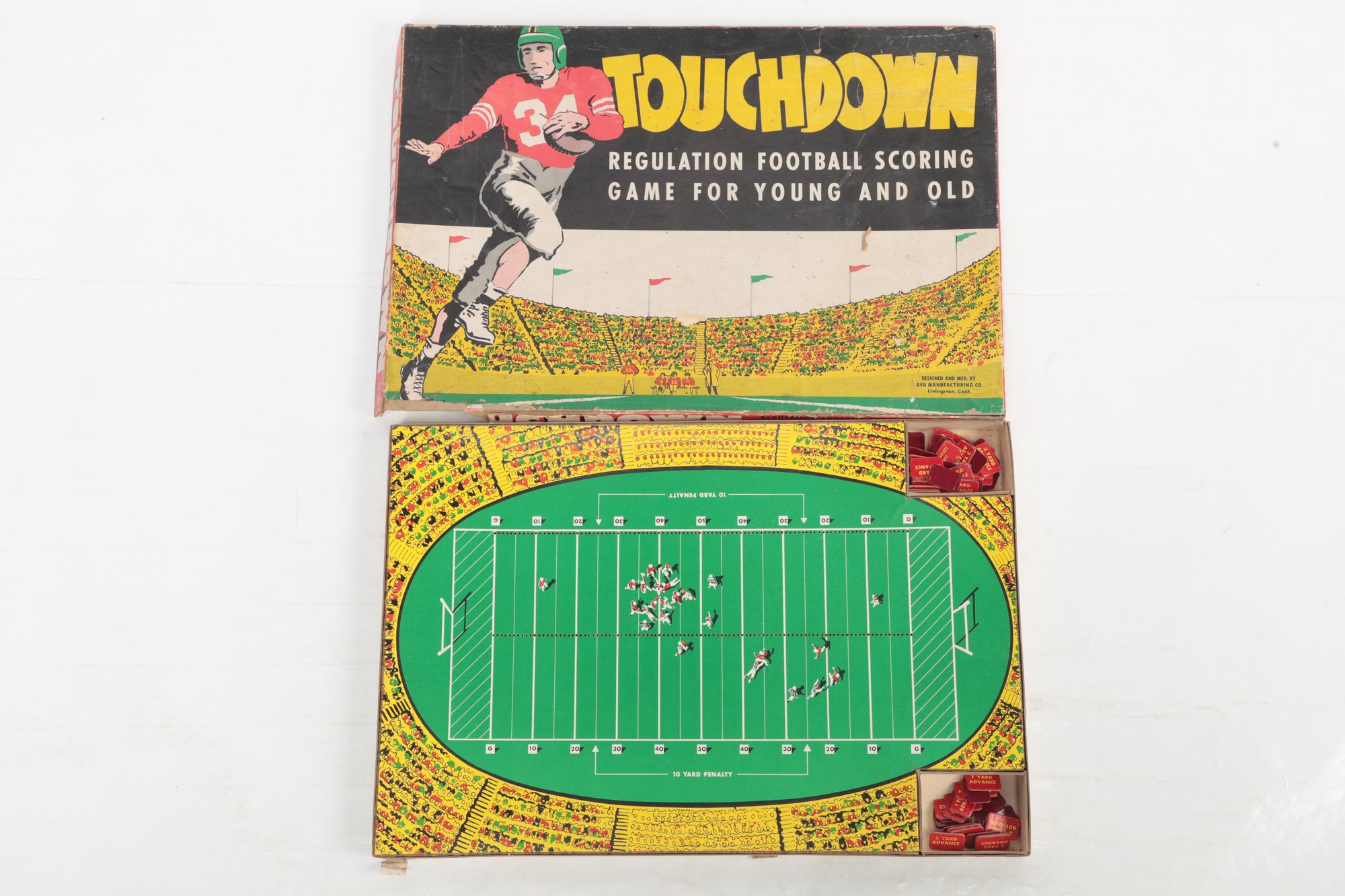 Vintage Touchdown Football Scoring Game, Perfect For Displaying #203950 ...