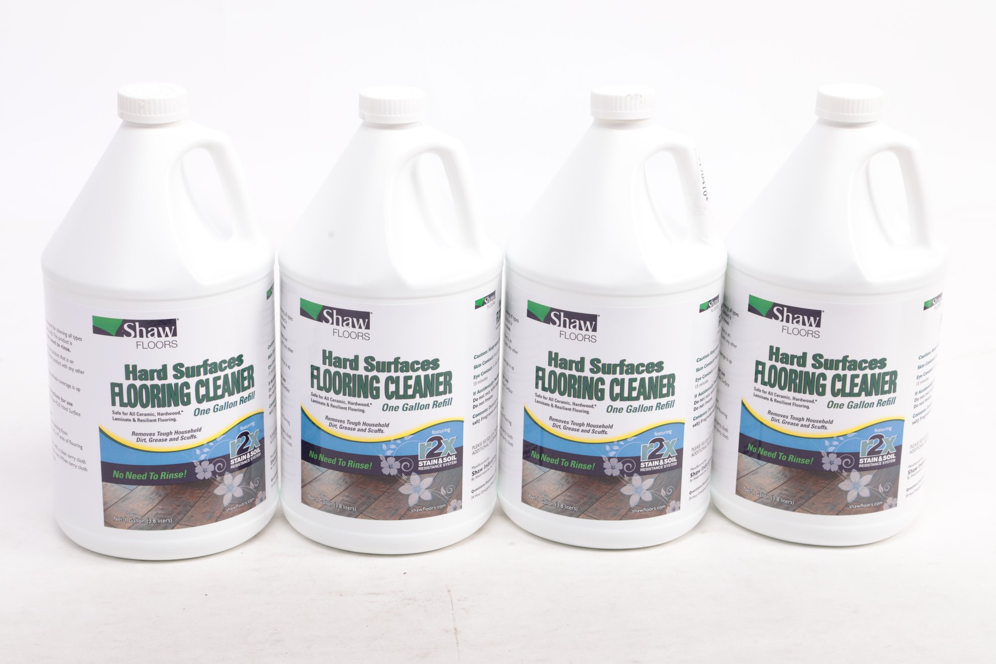 Four 1 Gallon Of Shaw Floors R2X Hard Surfaces Flooring Cleaner Ready ...