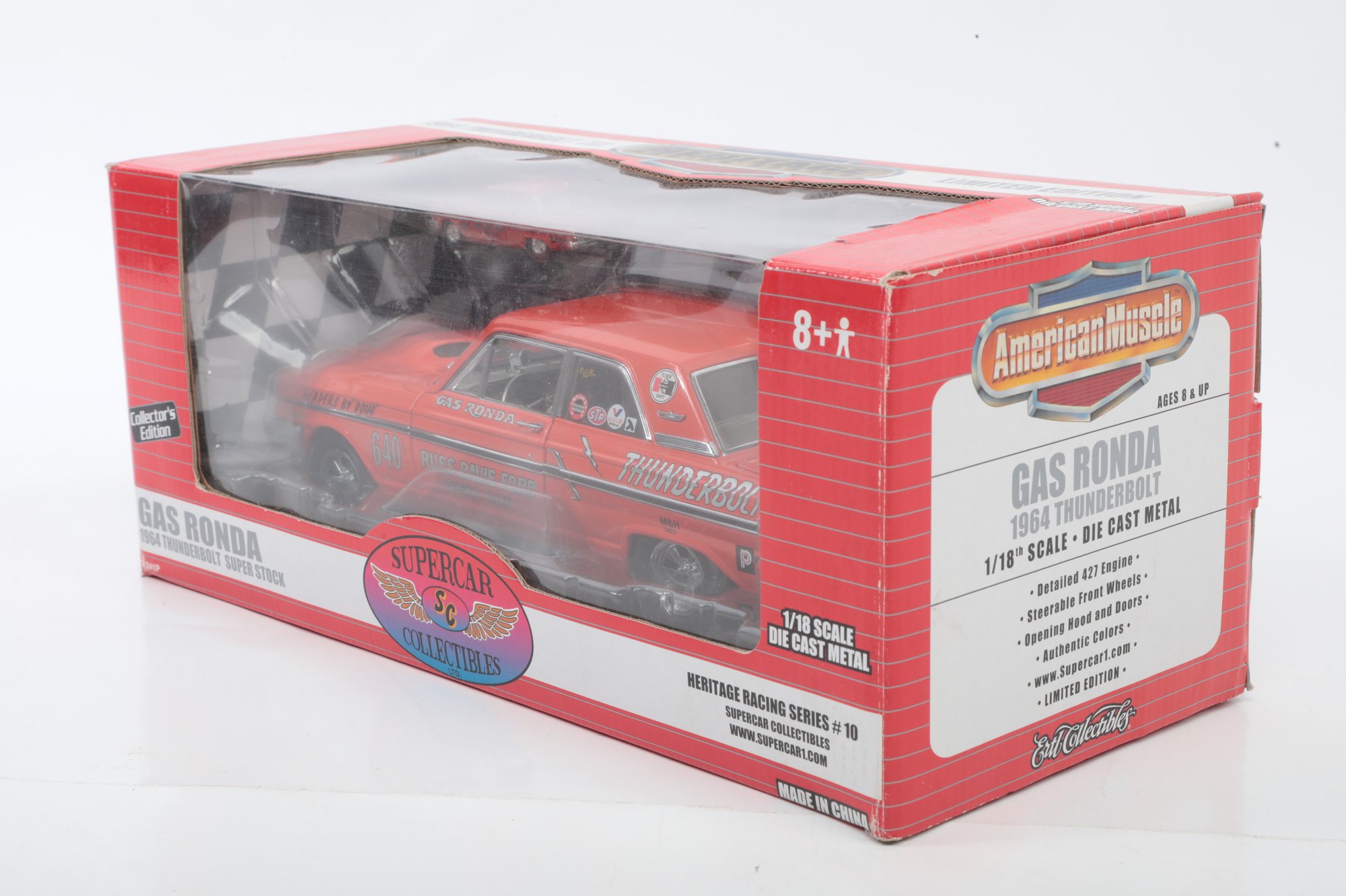 RARE 1964 FORD Thunderbolt Super Stock GAS RONDA Die Cast 1:18 #207445 ...