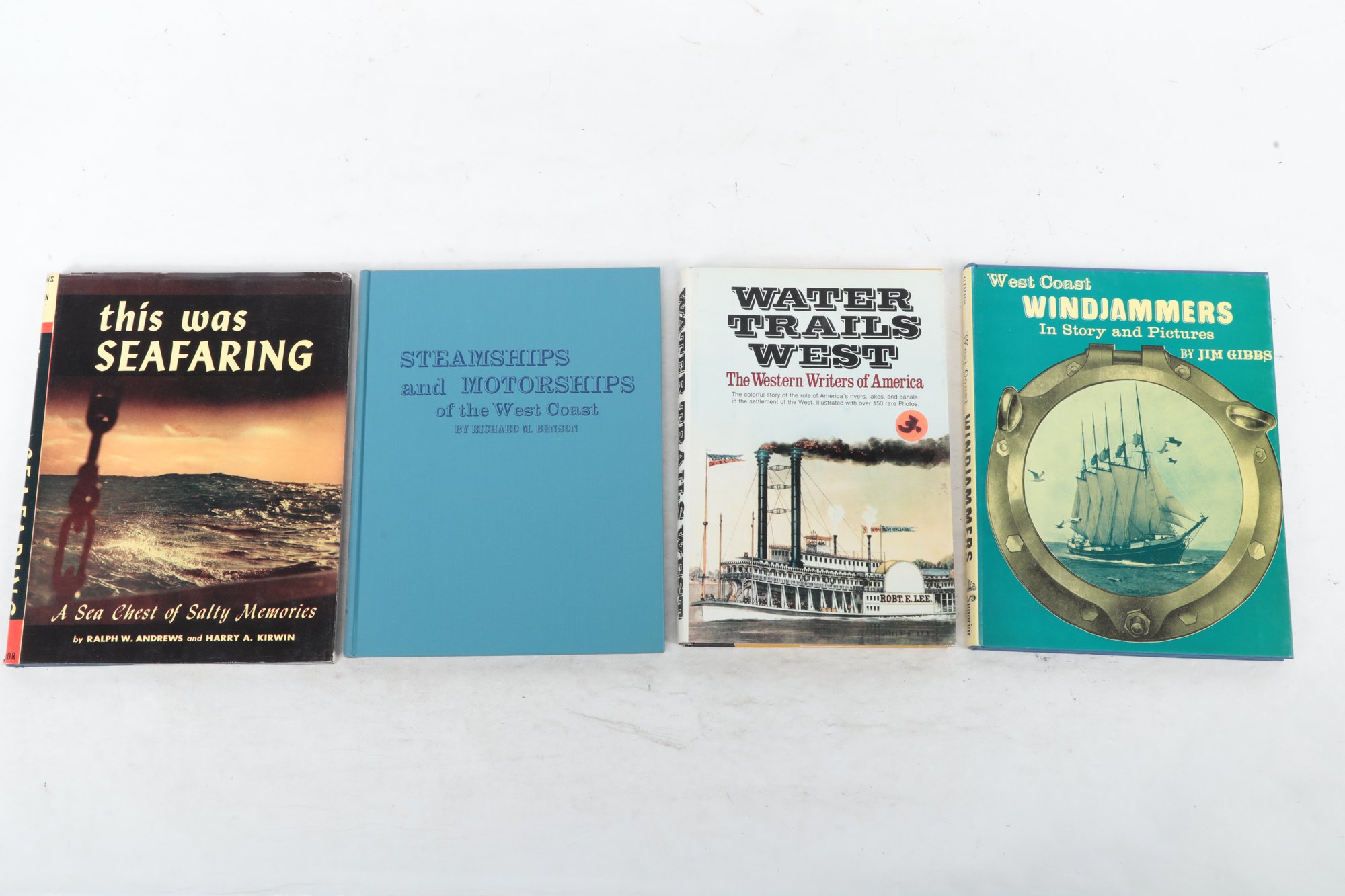 4 Books On Seafaring & Ships Of All Kinds !! Steamships & Motor Ships ...