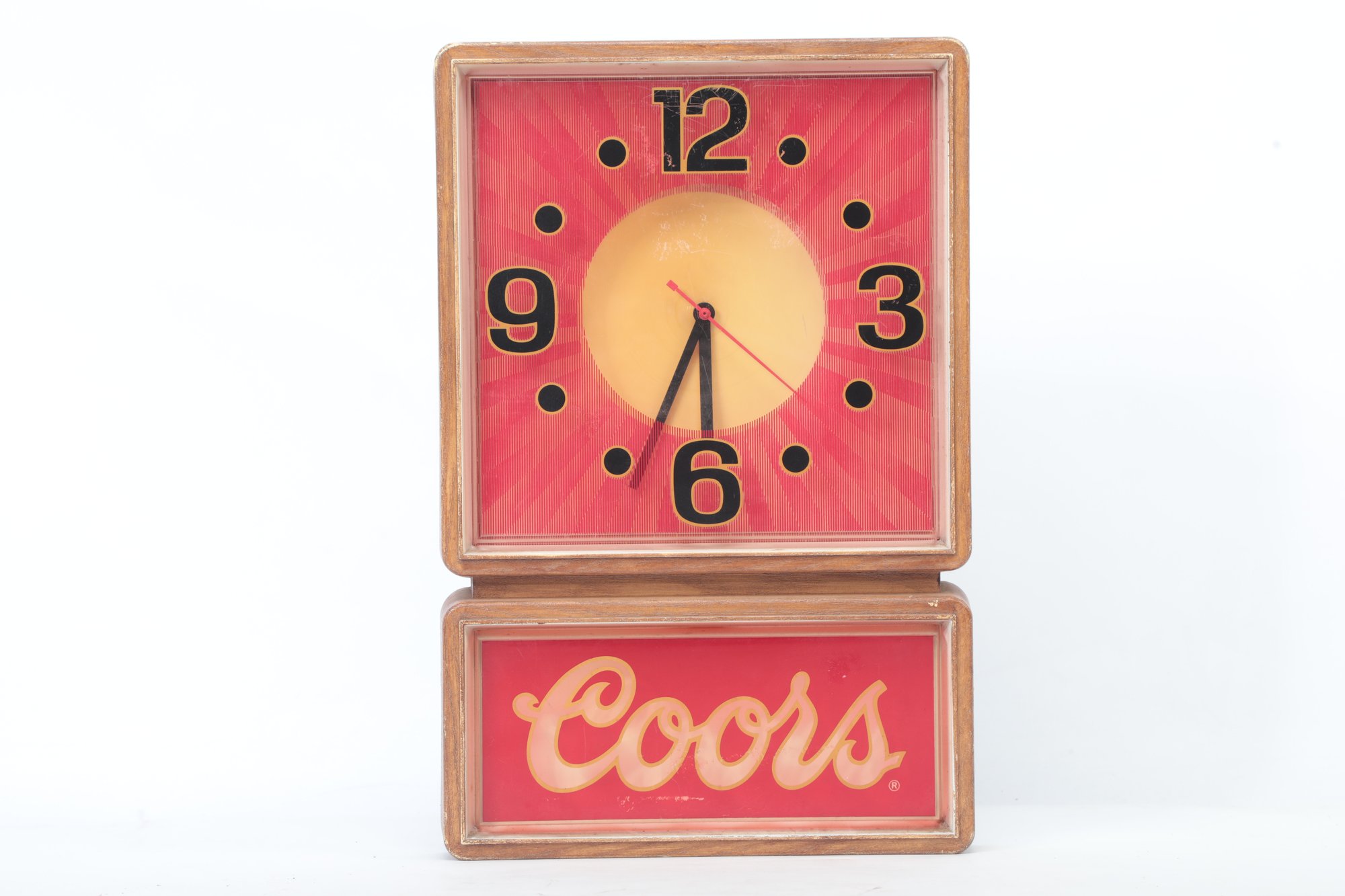 Vintage Coors Lighted Advertising Clock #199222 | Auctionninja.com