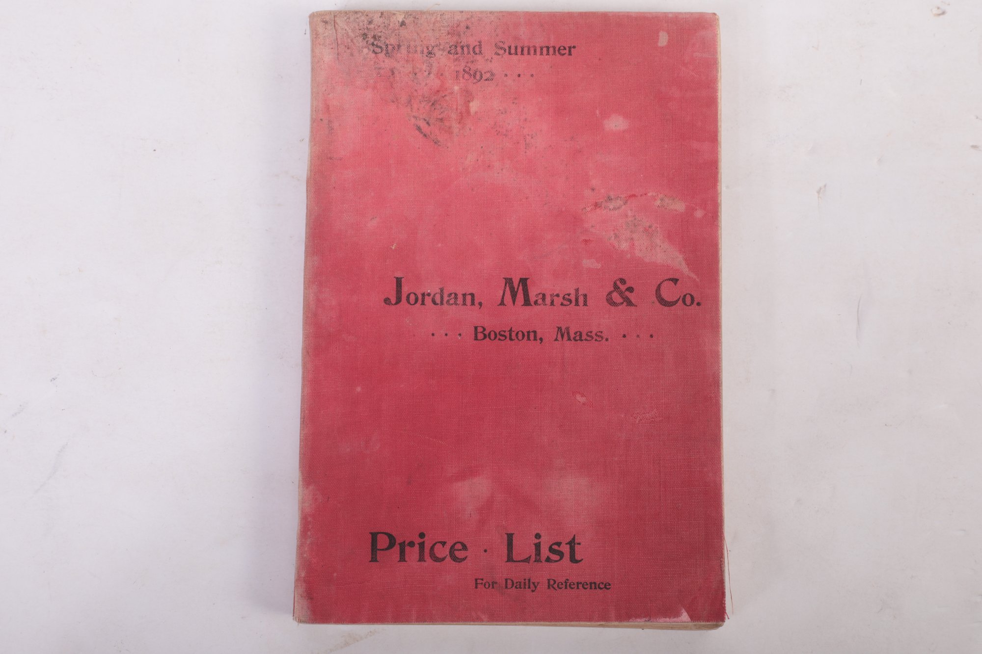 1892 Spring & Summer Jordan Marsh Catalogue #162665 | Auctionninja.com
