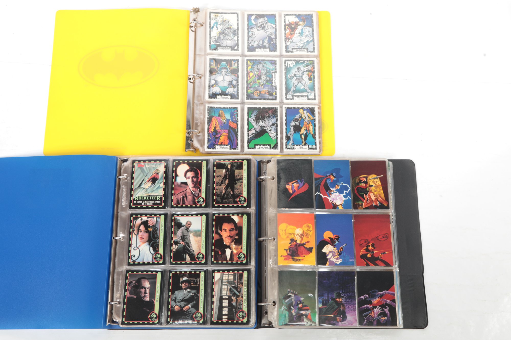 Lot Of 3 Binders Of Non Sports Cards Hulk Shadow Rocketeer #201153 ...