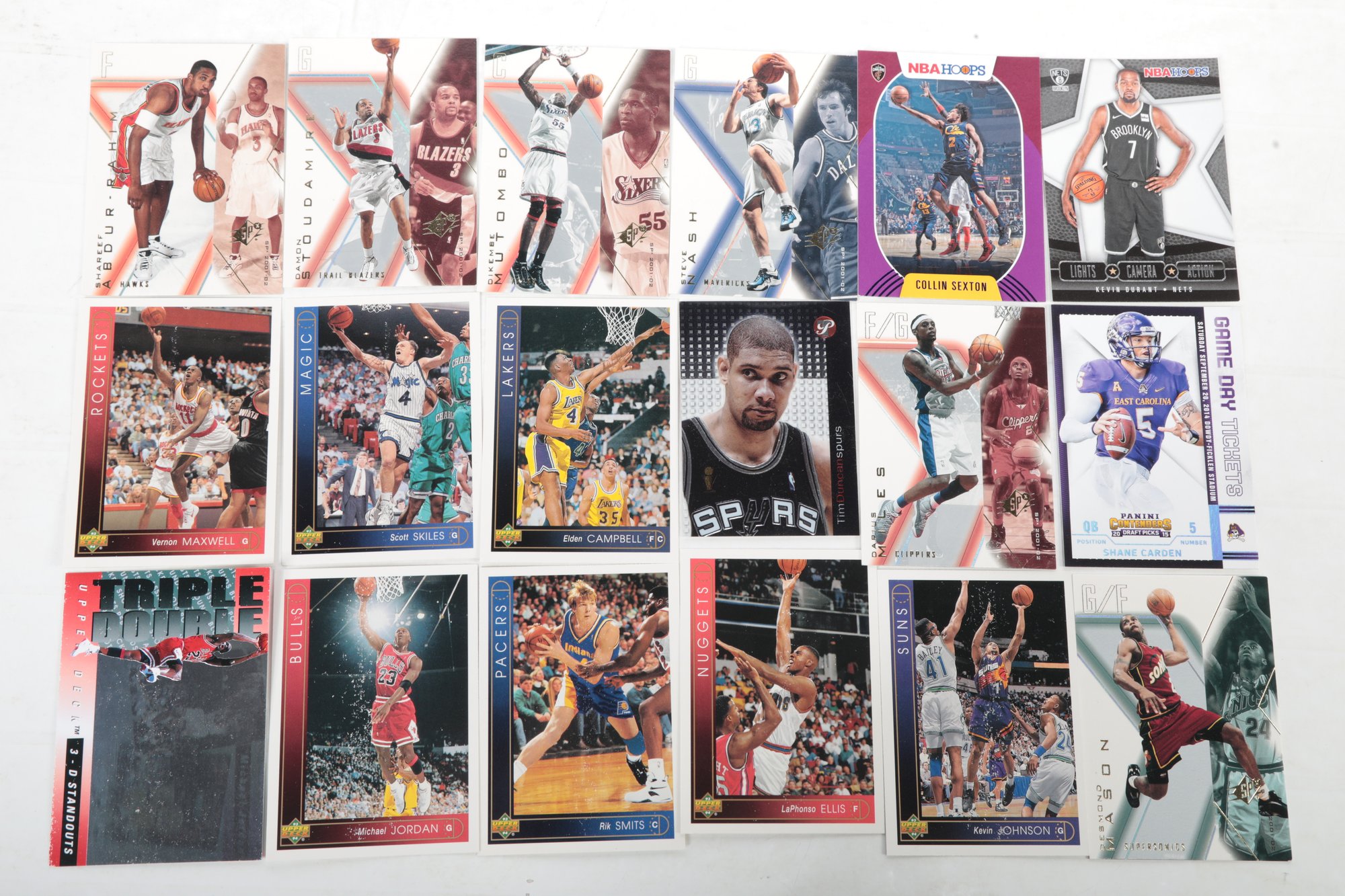 Lot Of Basketball Cards Including Two Jordan Cards #201081 ...