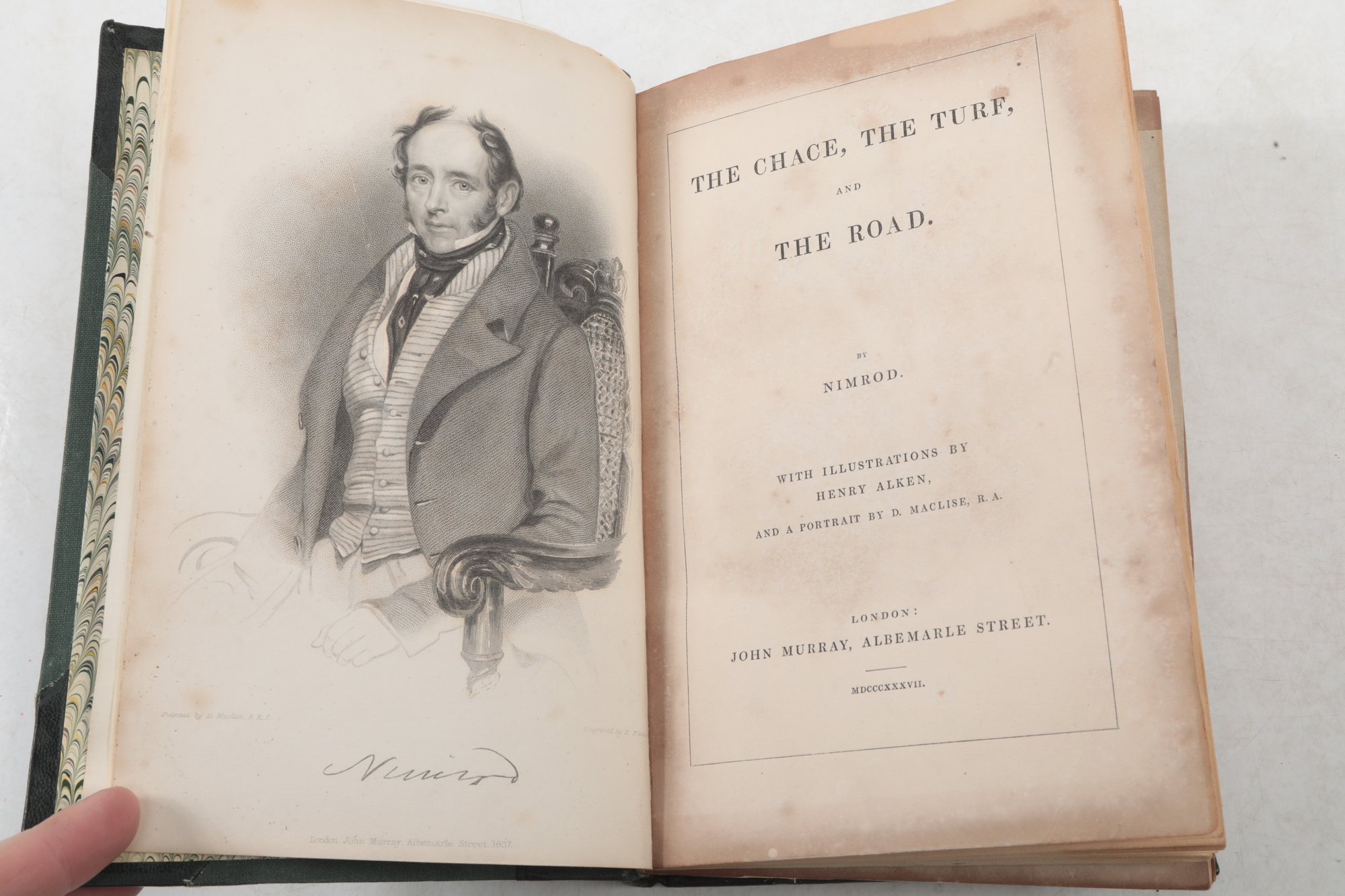 HORSES 1837 Nimrod First Edition The Chace, The Turf, And The Road ...