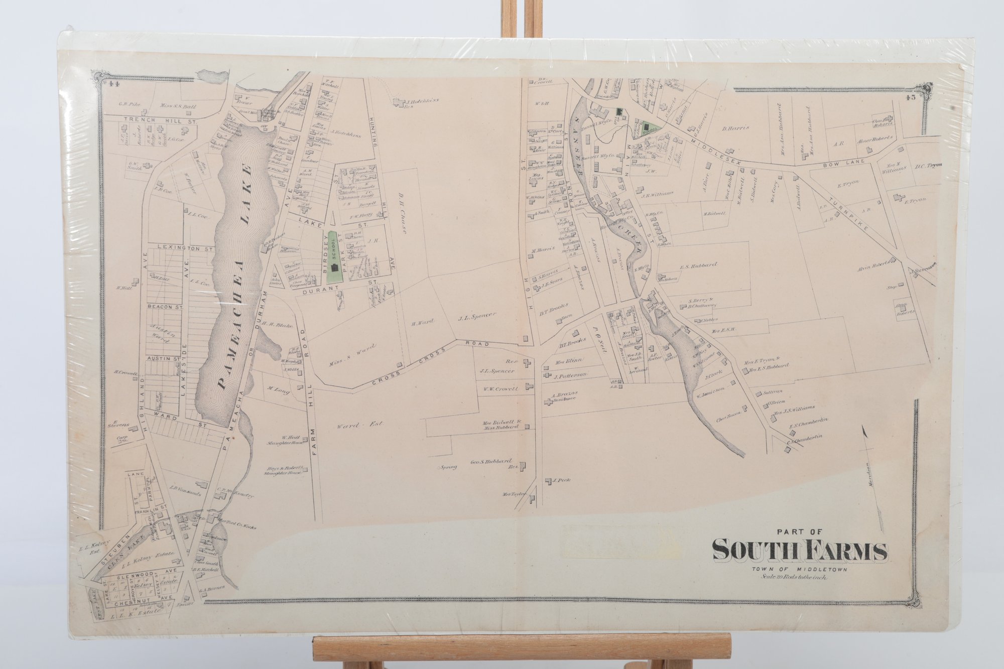 1874 Beers Atlas Maps Of CT: Part Of South Farms, Town Of Middletown ...
