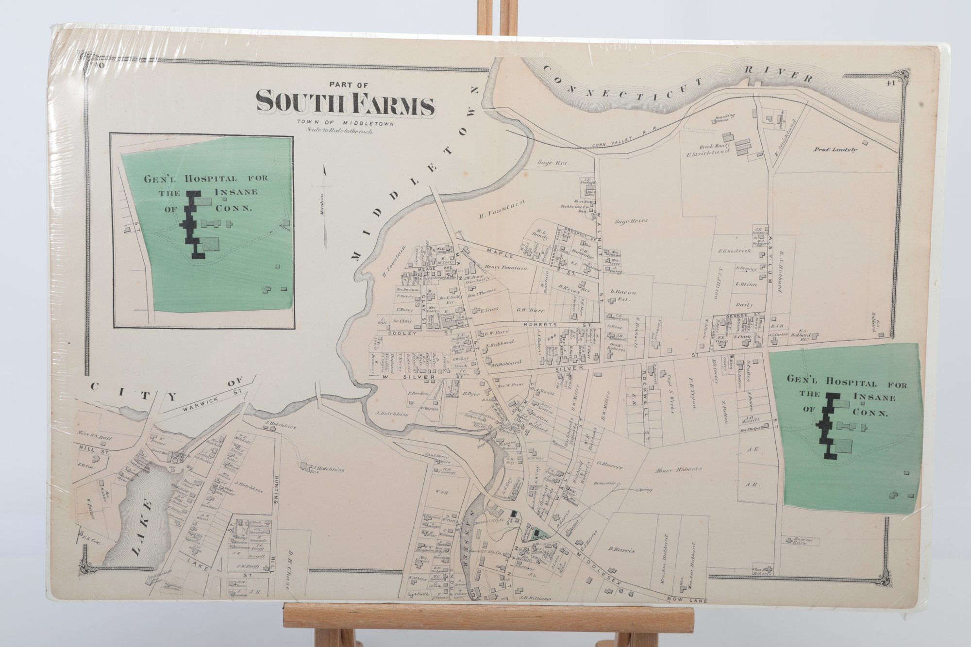 1874 Beers Atlas Maps Of CT: Middletown, Part Of South Farms #197596 ...