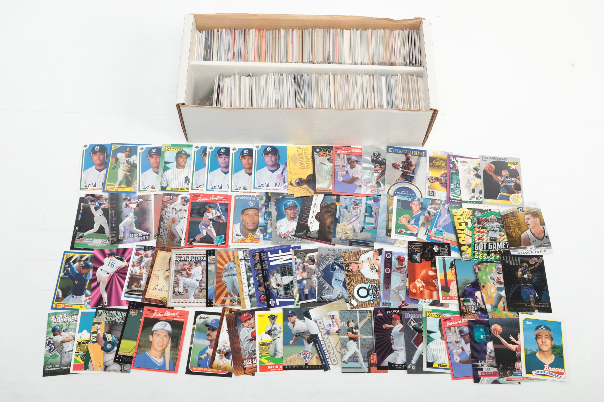 Two Row Box Loaded With Rookies Inserts And Stars Mixed Sport Wilt ...