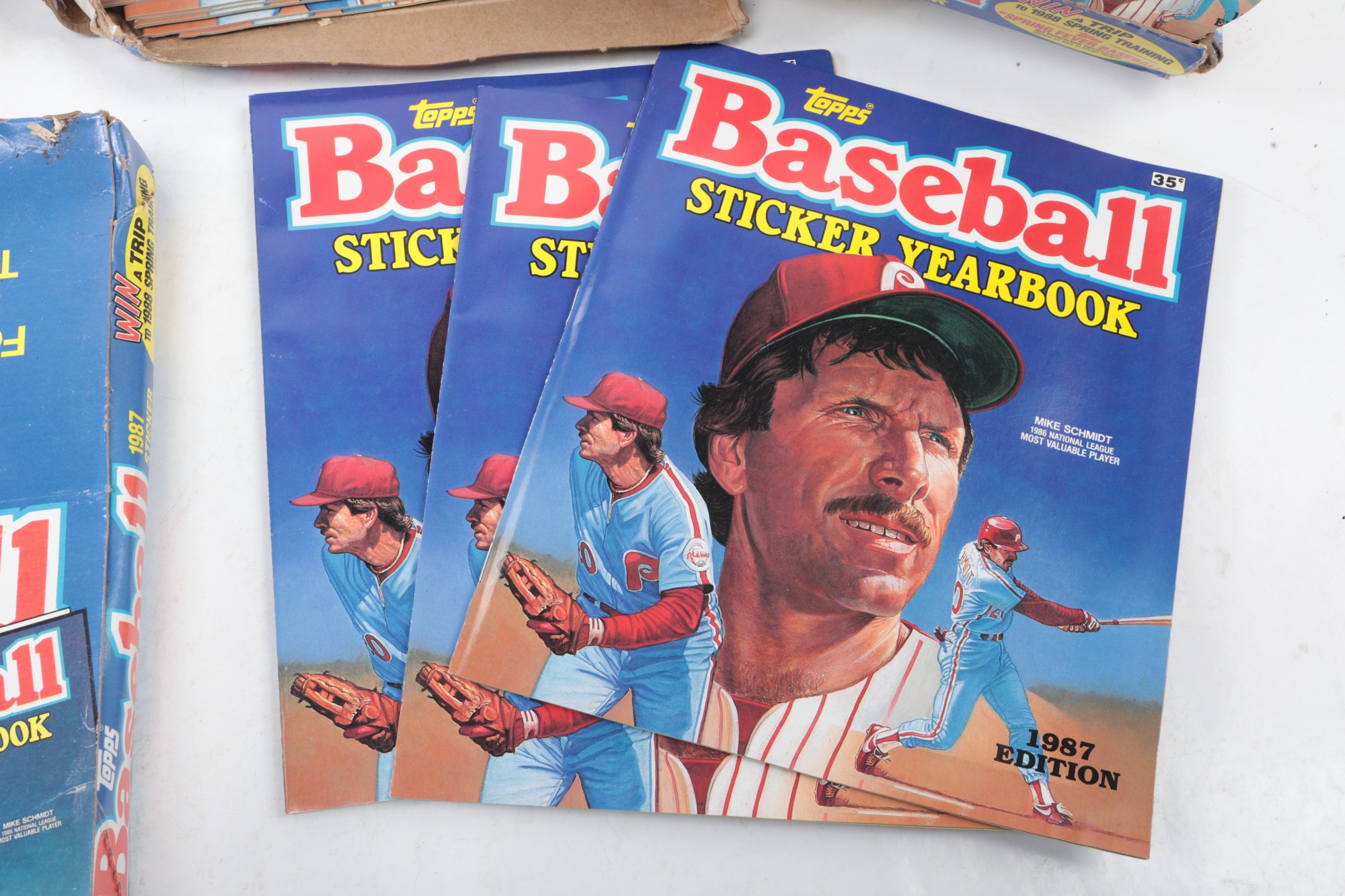 Large Lot Of 1980s Baseball Cards, Sticker Cards & Yearbooks #232759 ...
