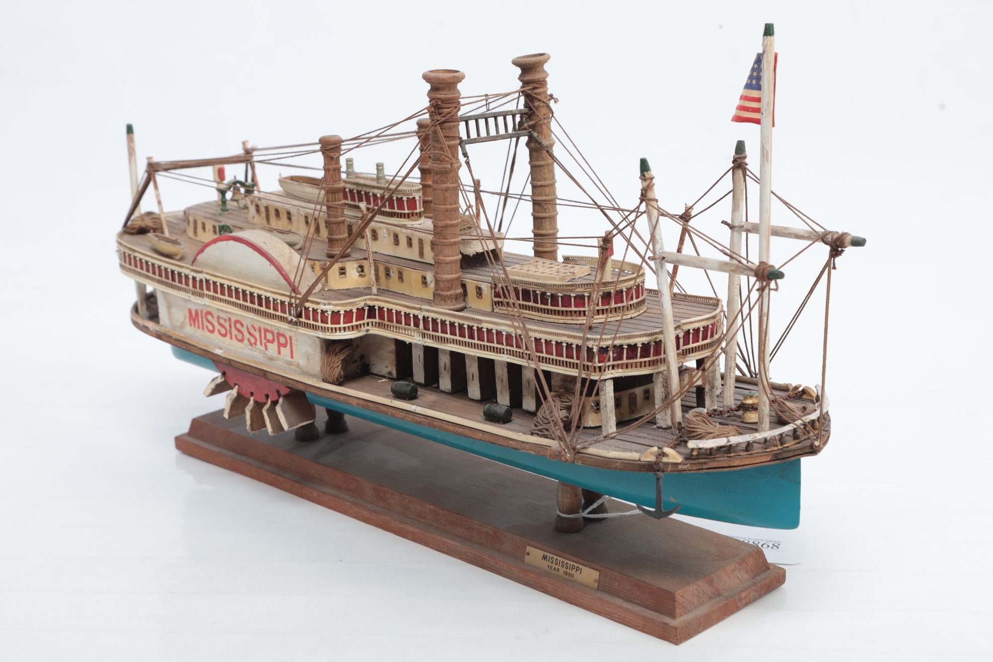 Vintage 1850 Mississippi Steamboat Ship Model/Replica #198868 ...