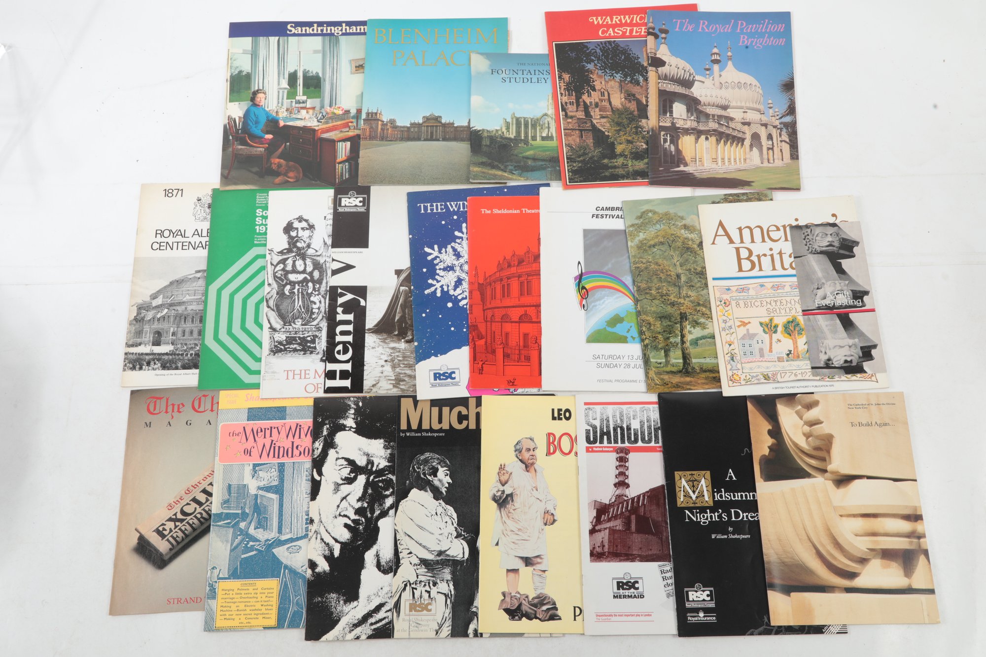 Vintage British Travel And Theater Ephemera, Booklets, Programs #214667 ...
