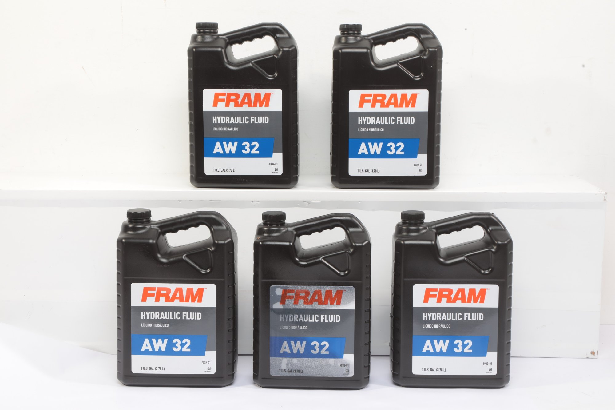 5 FRAM AW32 Hydraulic Fluid - 1 GL, 1 Gallon Bottle F932-01 #254727 ...