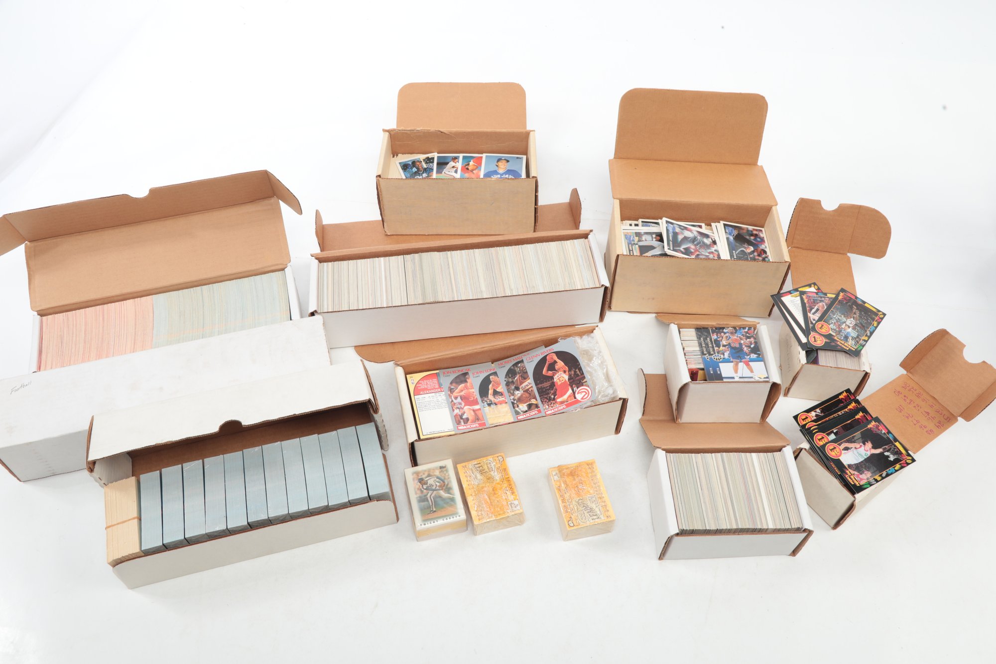 Over 3000 Basketball Football Baseball W/ 1988 Donruss Set Some HOFers ...