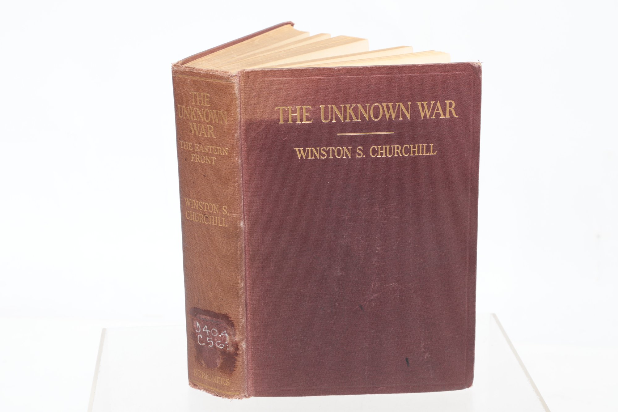 1931 The Unknown War : The Eastern Front By Rt. Hon. Winston Churchill ...