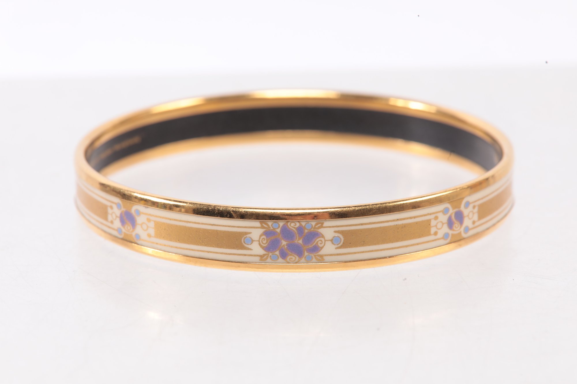 MICHAELA FREY BRACELET - 24k PLATED BANDS W/ LAVENDER, WHITE & GOLD ...