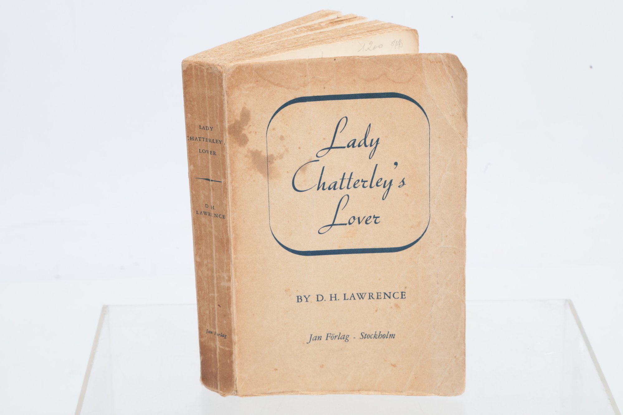 Lady Chatterleys Lover By D. H. Lawrence 1946 First Unexpurgated ...