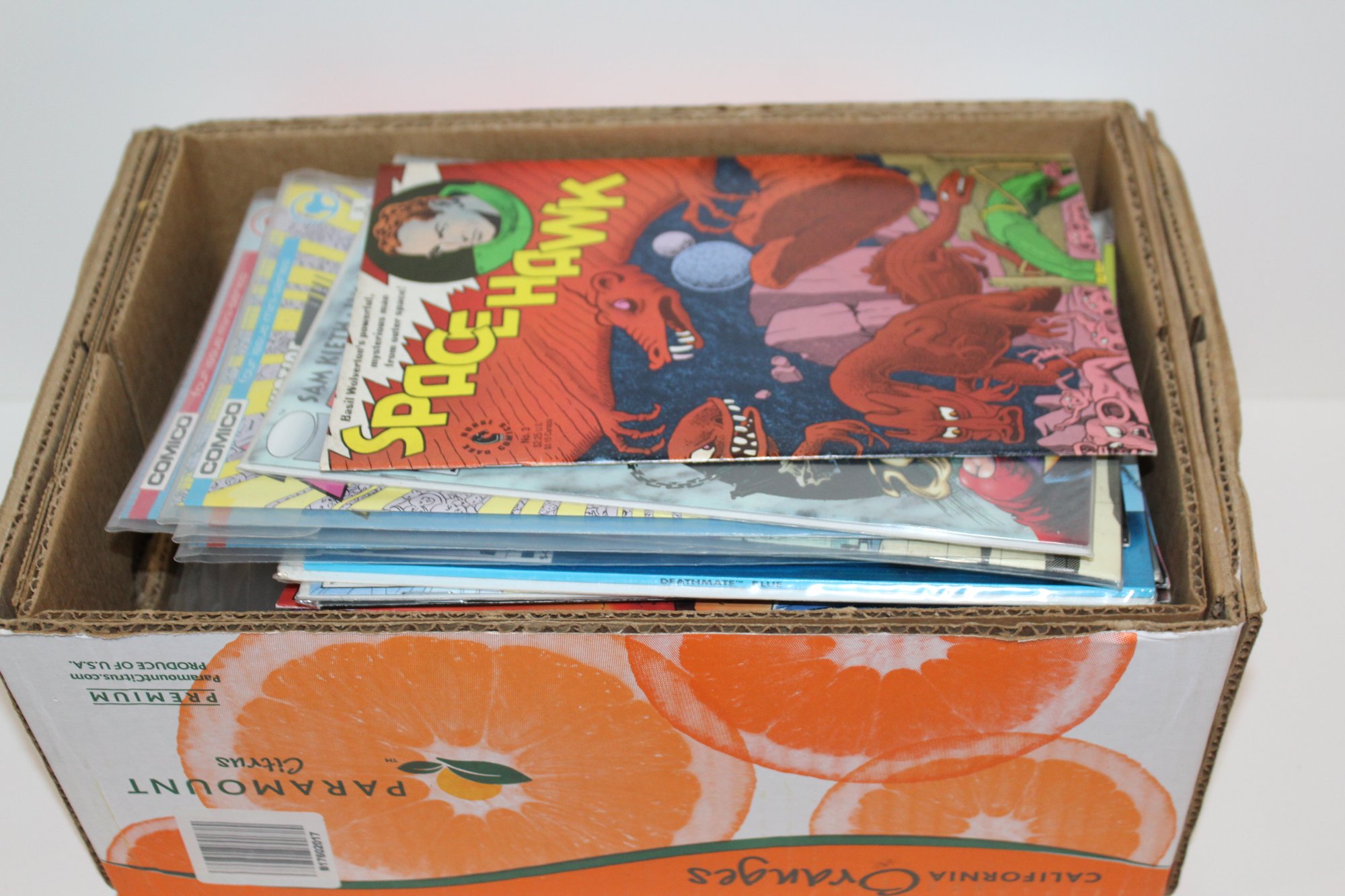 75 Comic Count In Box - DC - Dark Horse - Valiant - Image - Comico ...