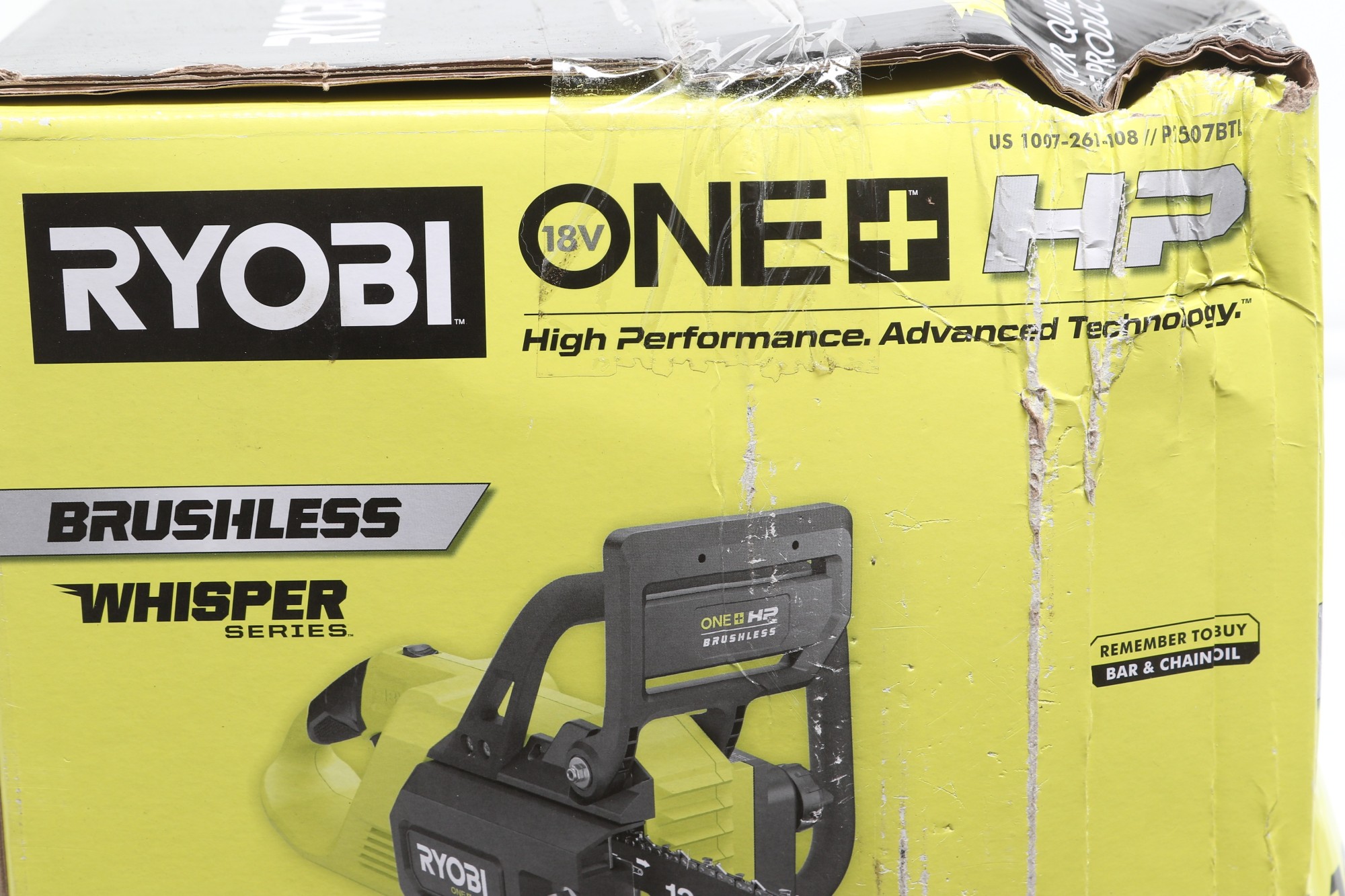 Ryobi One HP 18V Brushless Whisper Series 12in Battery Chainsaw - New ...