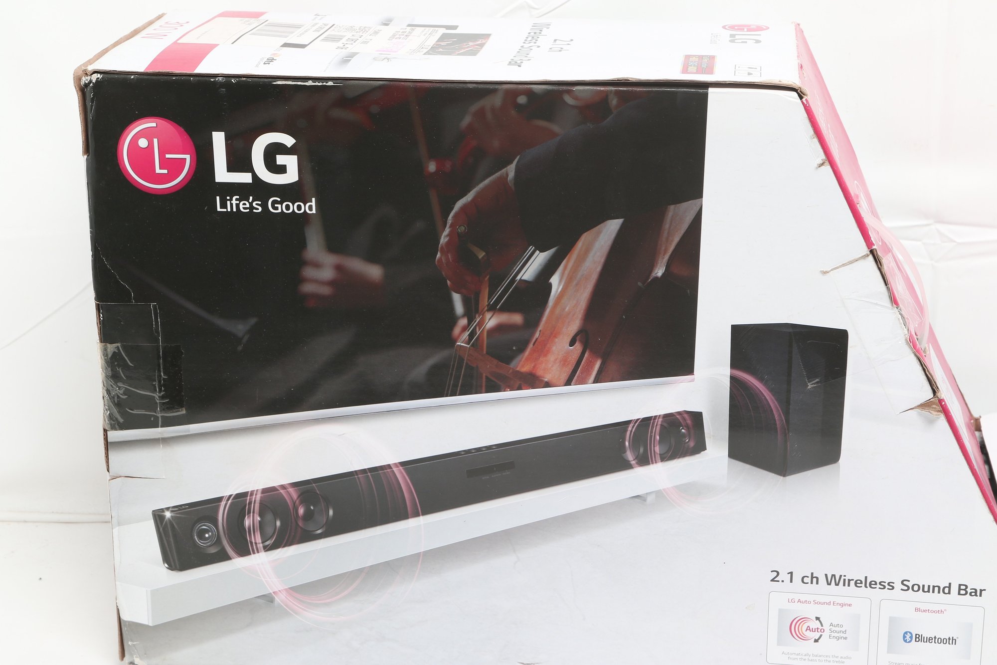 LG Wireless Sound Bar LAS475B New In Box #256615 | Auctionninja.com