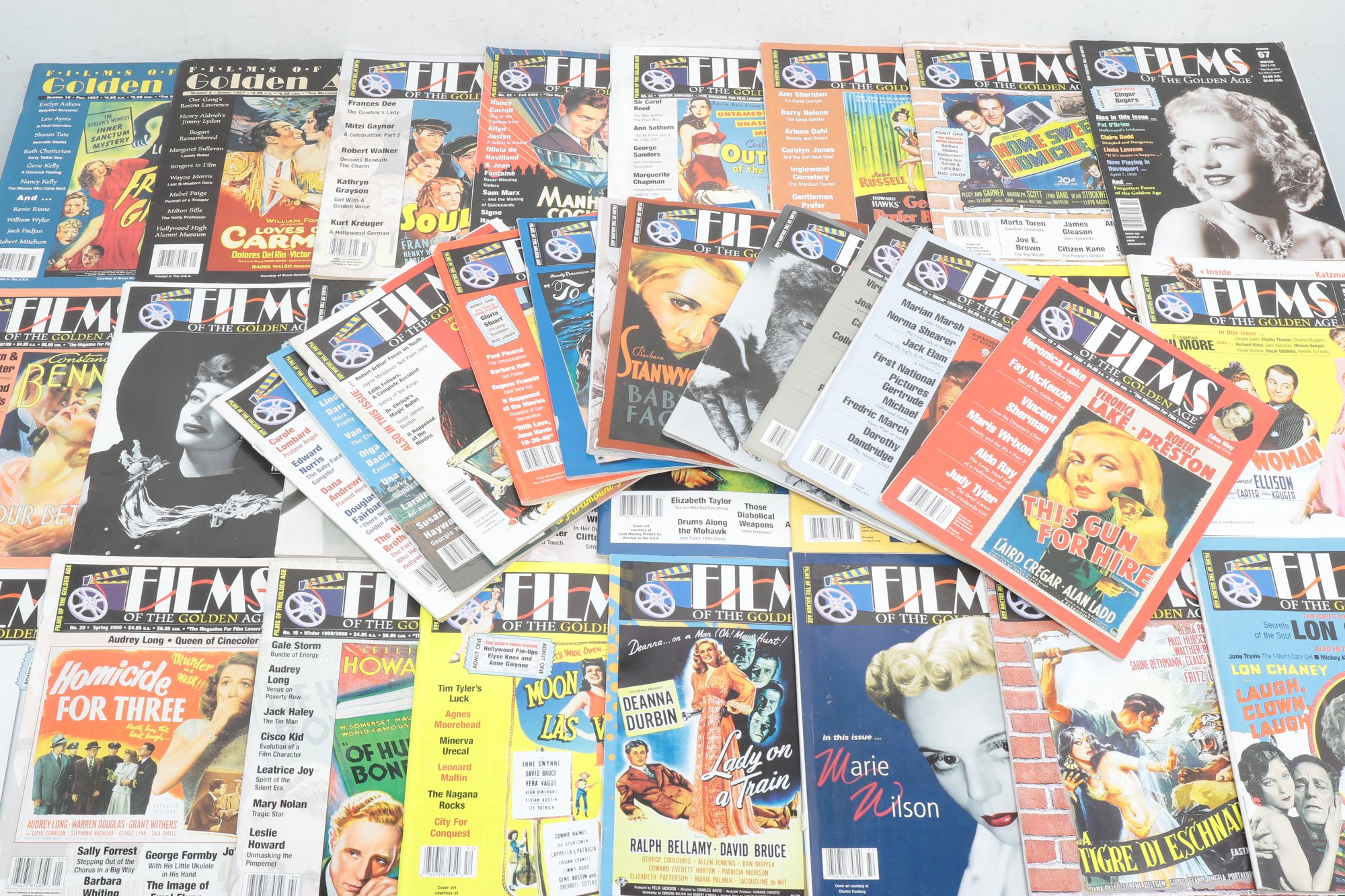 Large Grouping Of Films Of The Golden Age Magazine 35 Issues #200970 ...