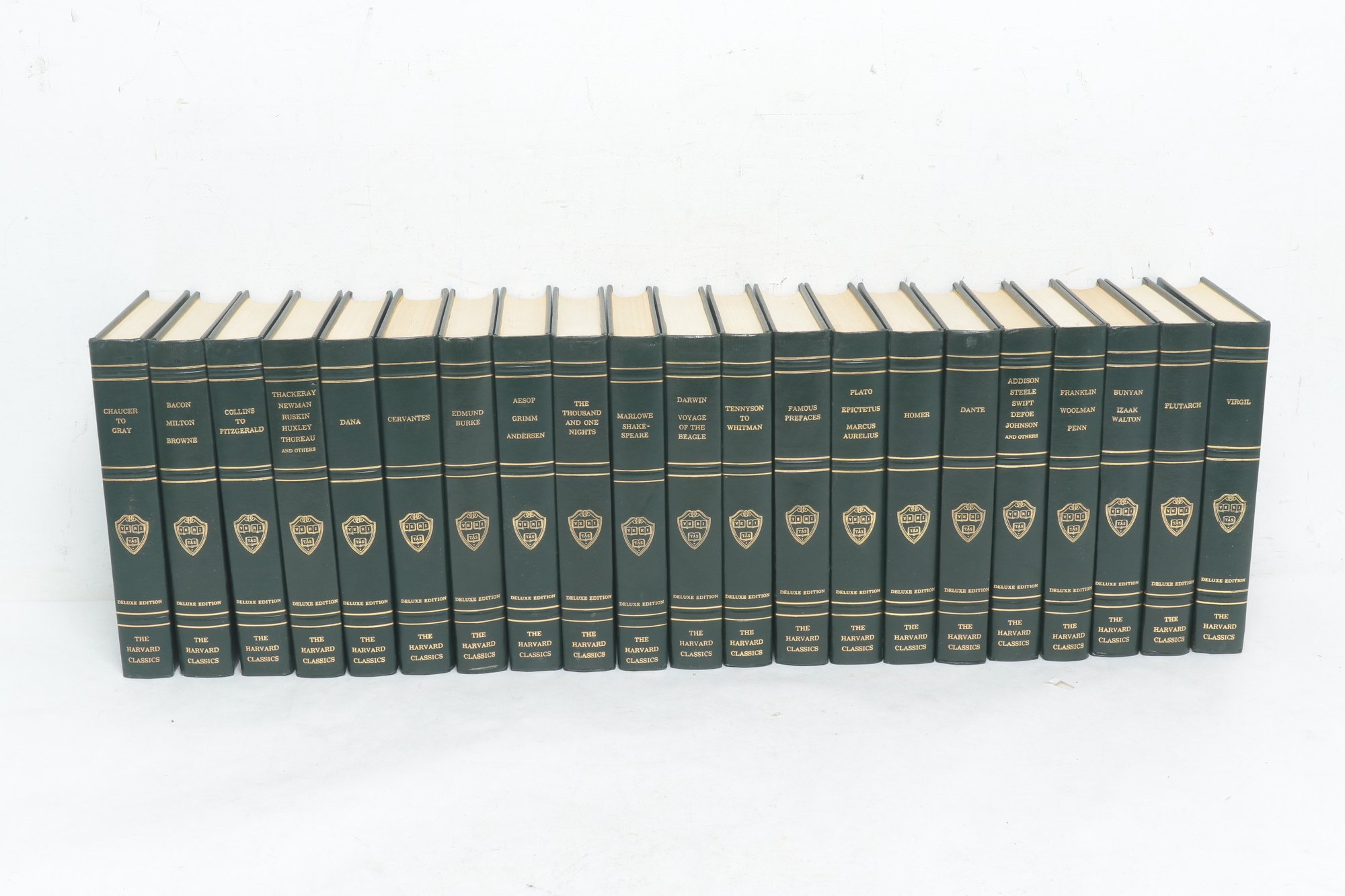 Pre Owned 21 Volumes "the Harvard Classics" Hard Cover Books #198477 ...