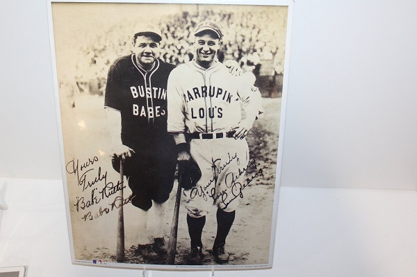8 Official MLB Poster - Babe Ruth Famous HR - Babe Ruth & Lou Gehrig ...