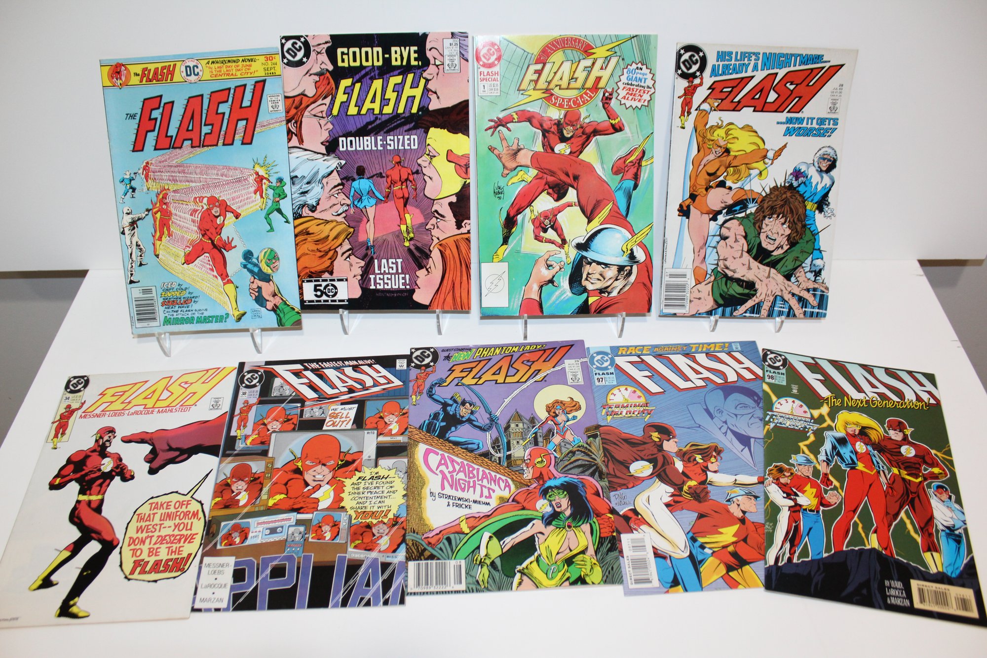 9 Comic Flash Group - #244 1st Series - #350 Final Issue (1st Series ...