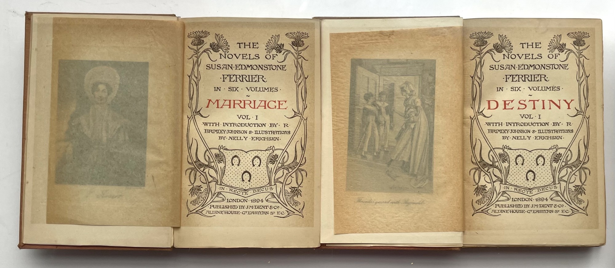 The Novels Of Susan Edmonstone Ferrier, Dent 1894, Illus By Nelly ...