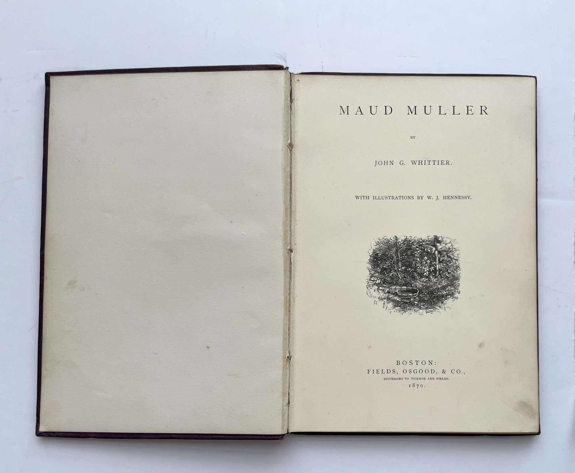 Maud Muller By John G. Whittier With Illustrations By W.L. Hennessy ...