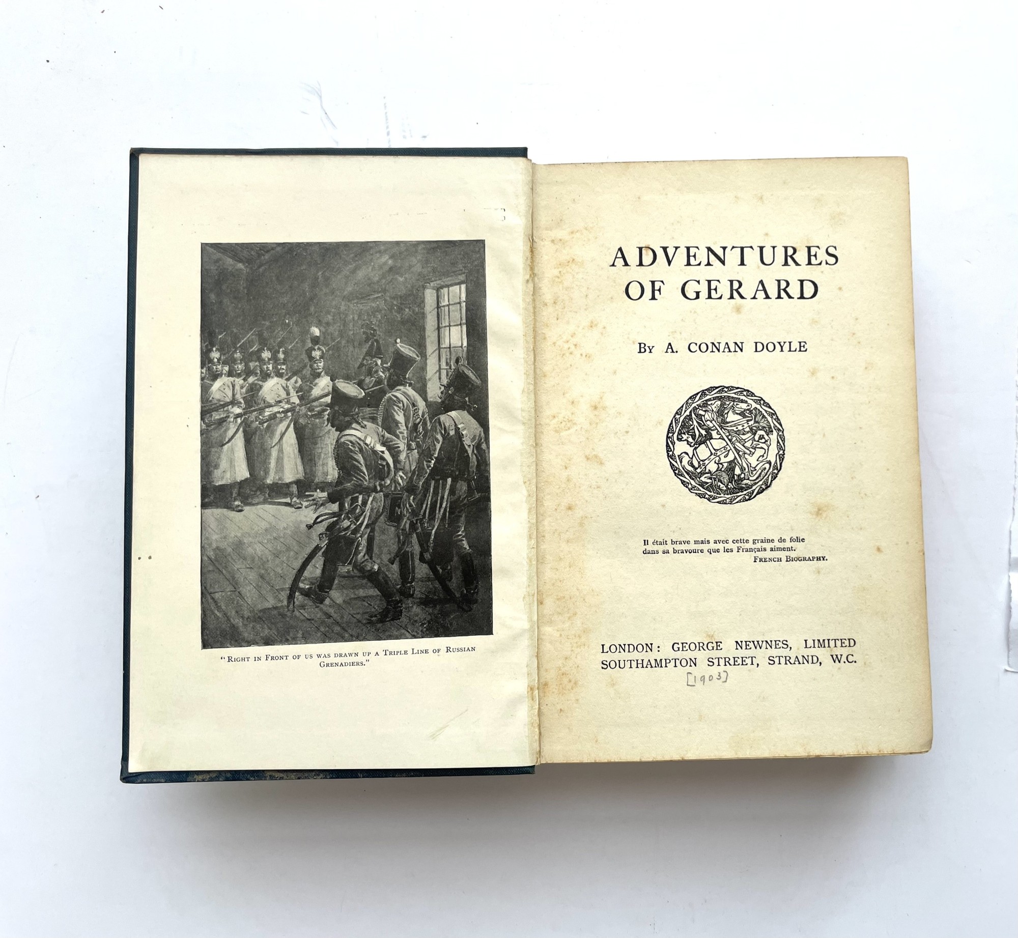 1903 Adventures Of Gerard By A. Conan Doyle, George Newnes, London ...