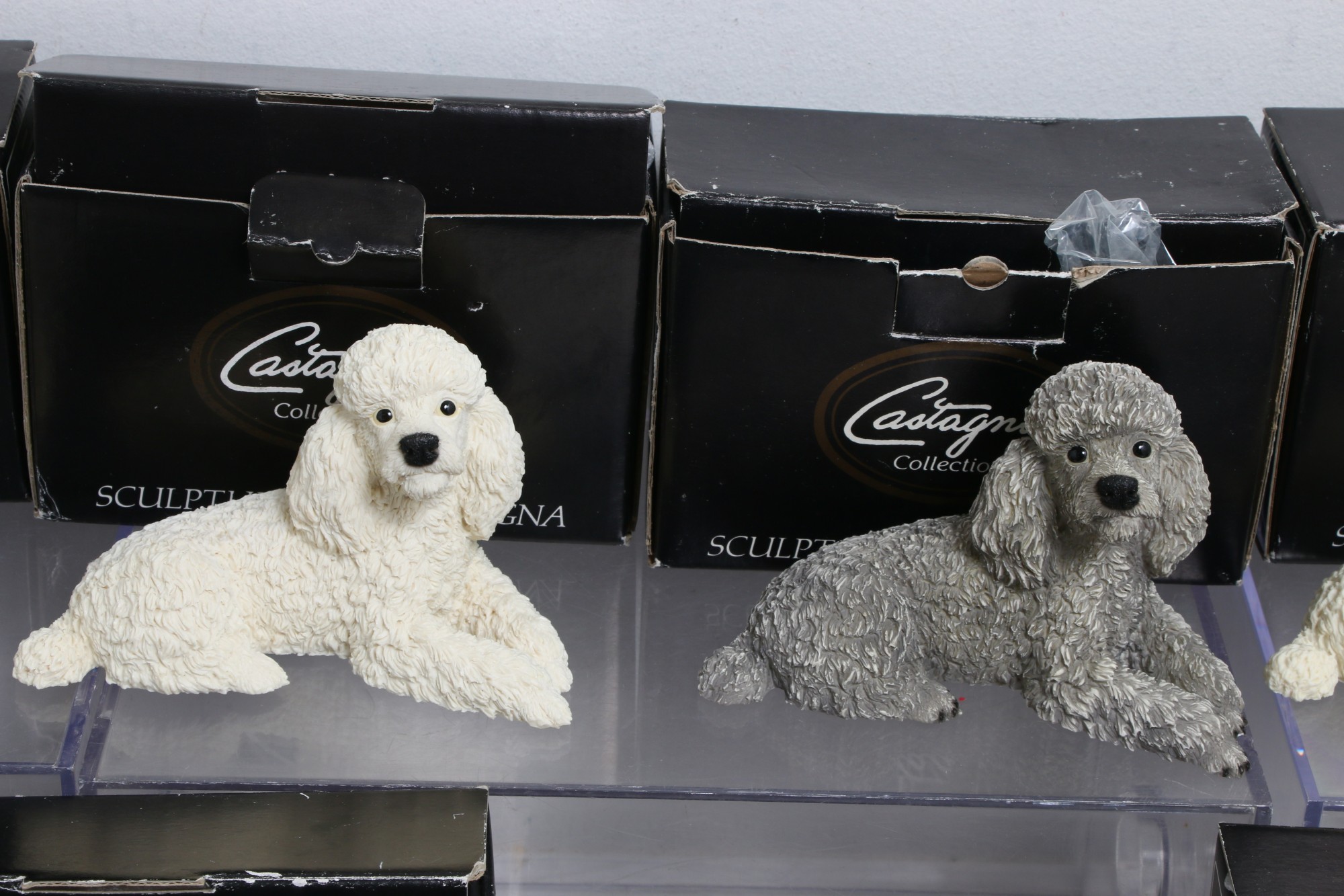 Group Of Sculptures By CASTAGNA - Dog And Other Animals - Mostly New ...