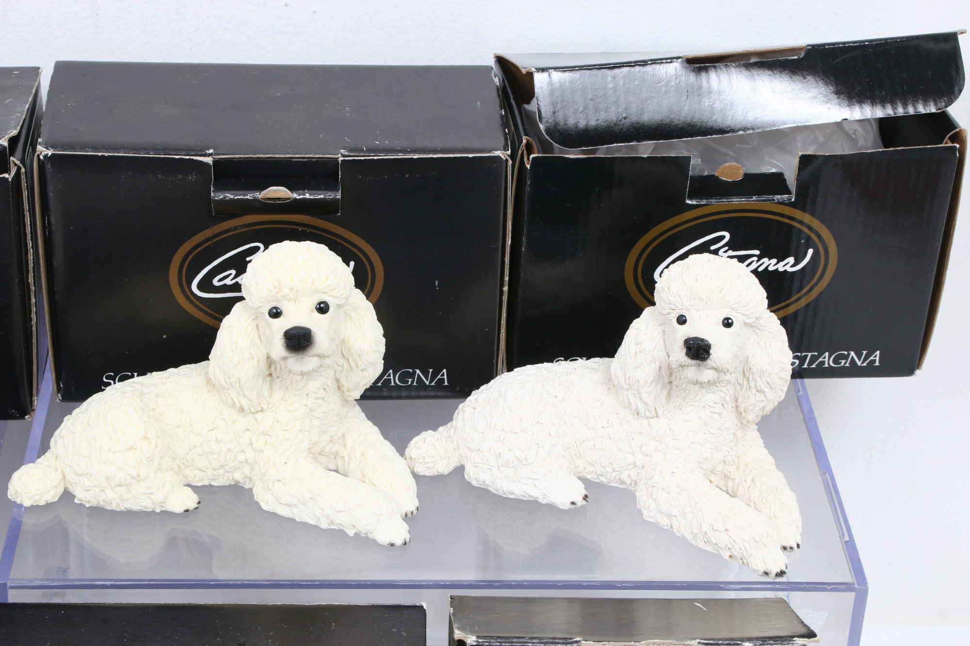 Group Of Sculptures By CASTAGNA - Dog And Other Animals - Mostly New ...