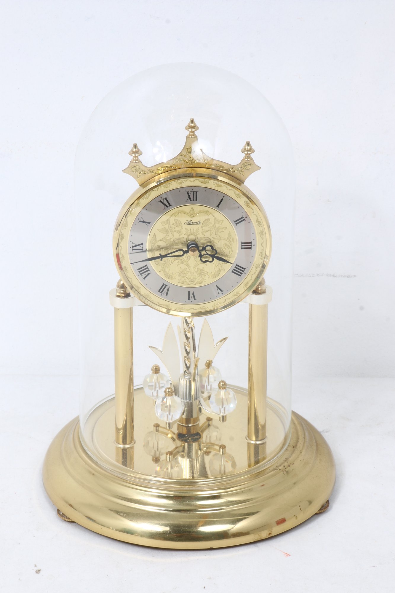 Battery Operated HERMLE Anniversary Clock #188773 | Auctionninja.com