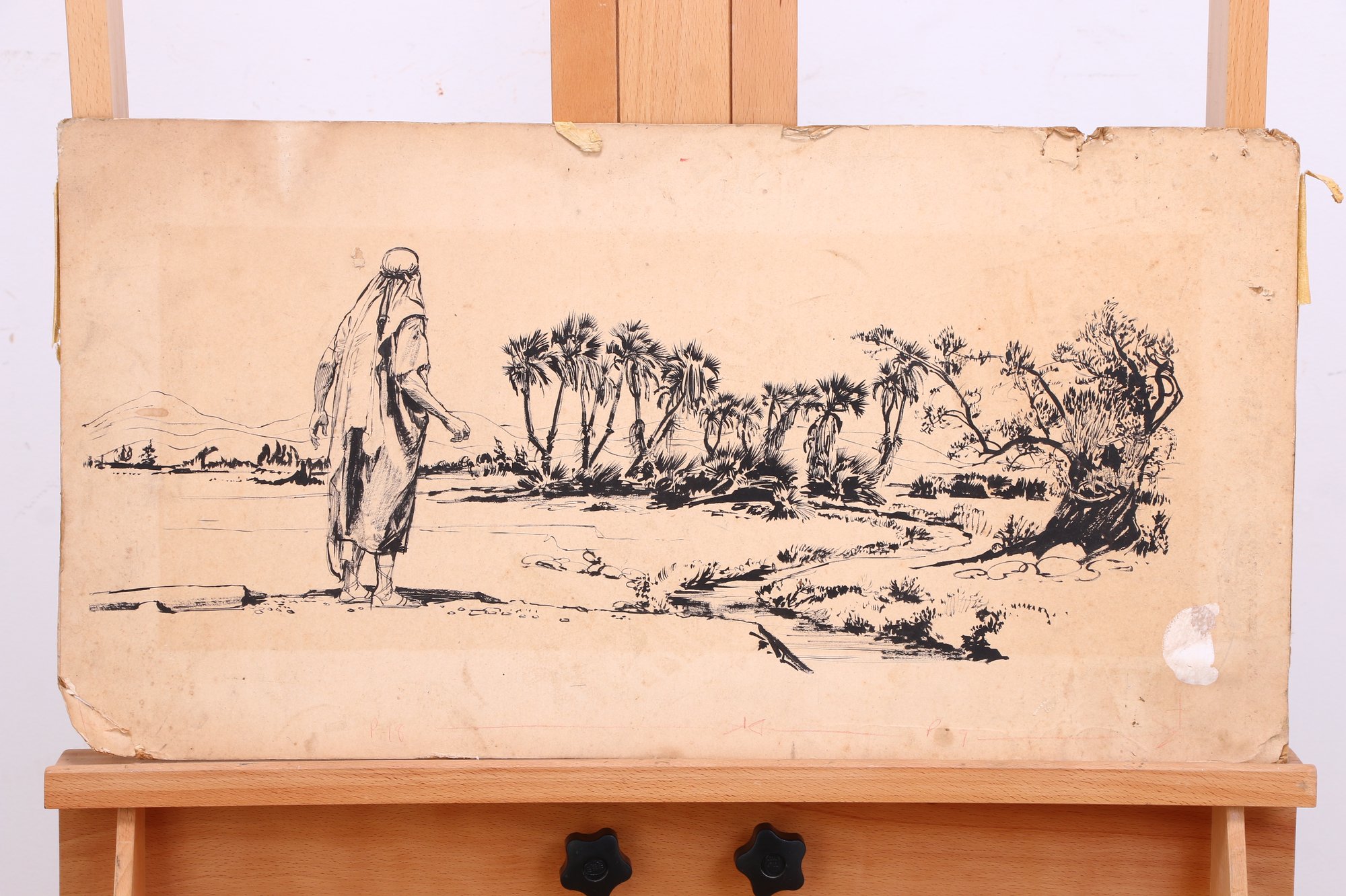 Original Vintage Ink Illustration #194363 | Auctionninja.com