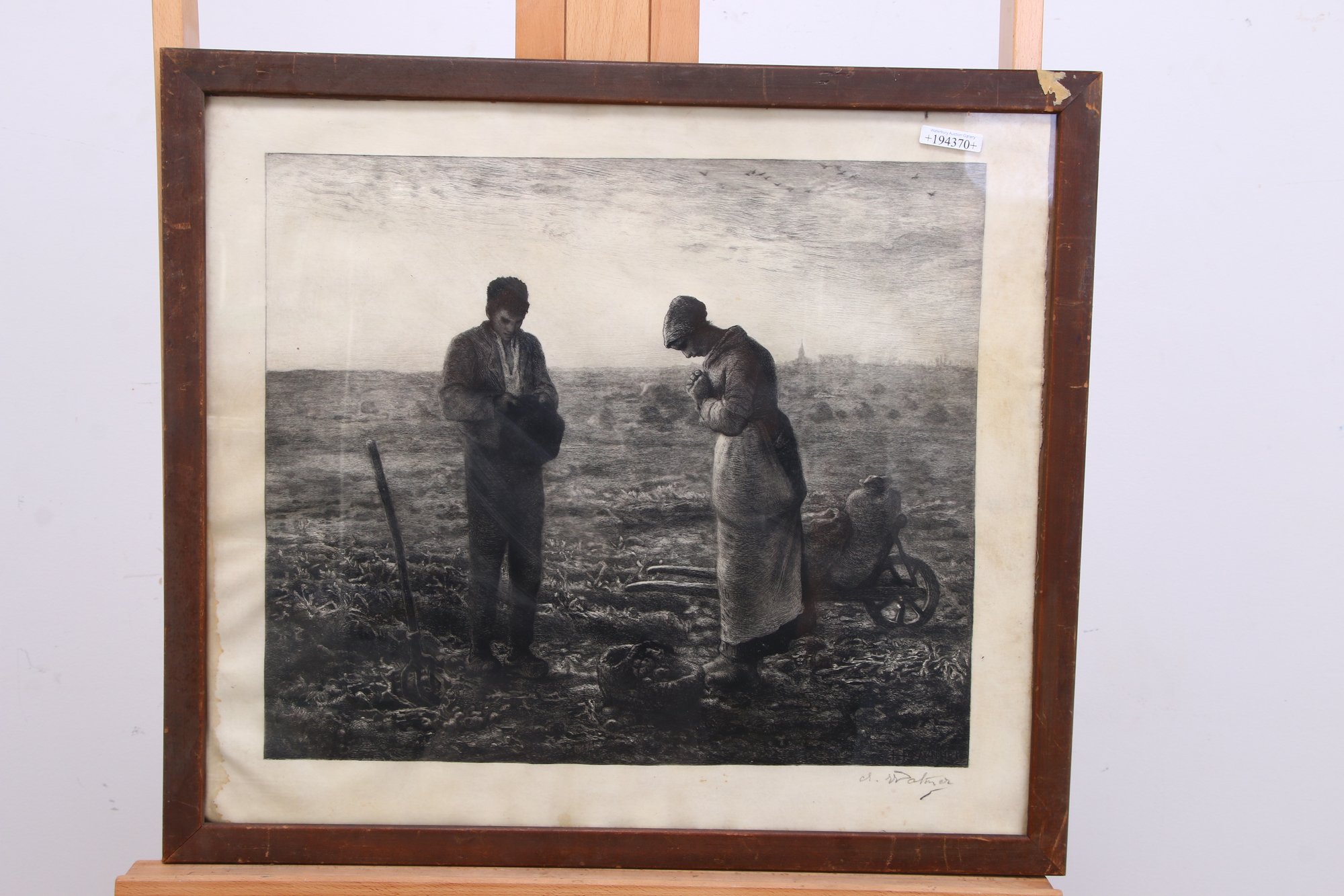 Antique Jean Francois Millet ( 1814 - 1874 ) Etching #194370 ...