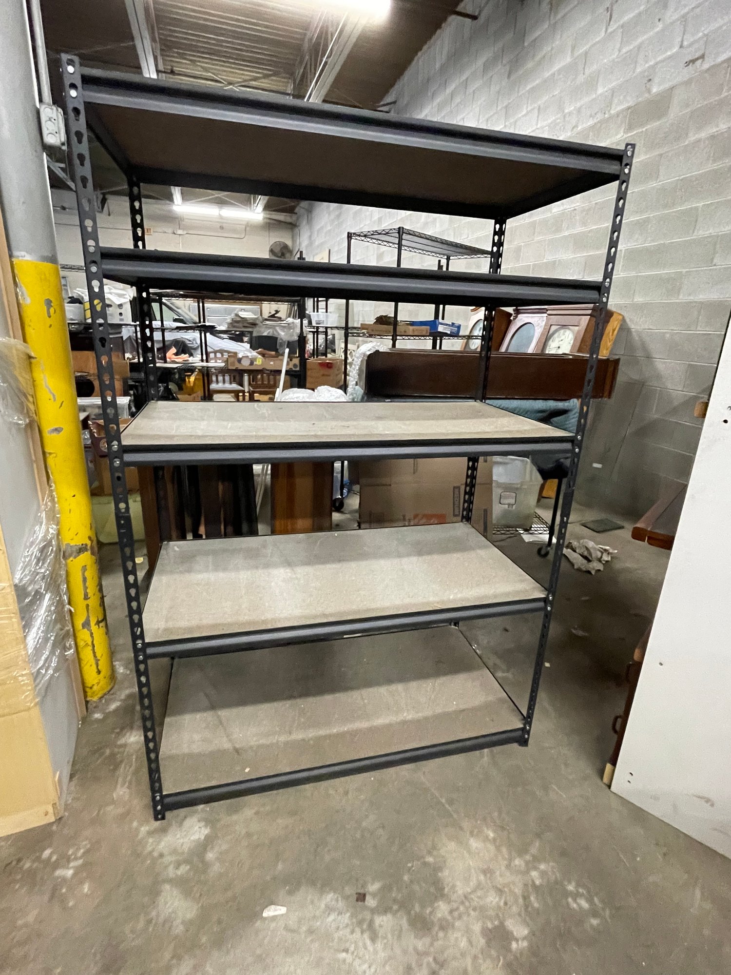 5 Shelf Storage Rack 72 X 48 1/2 X 24 1/2 #D #198275 | Auctionninja.com