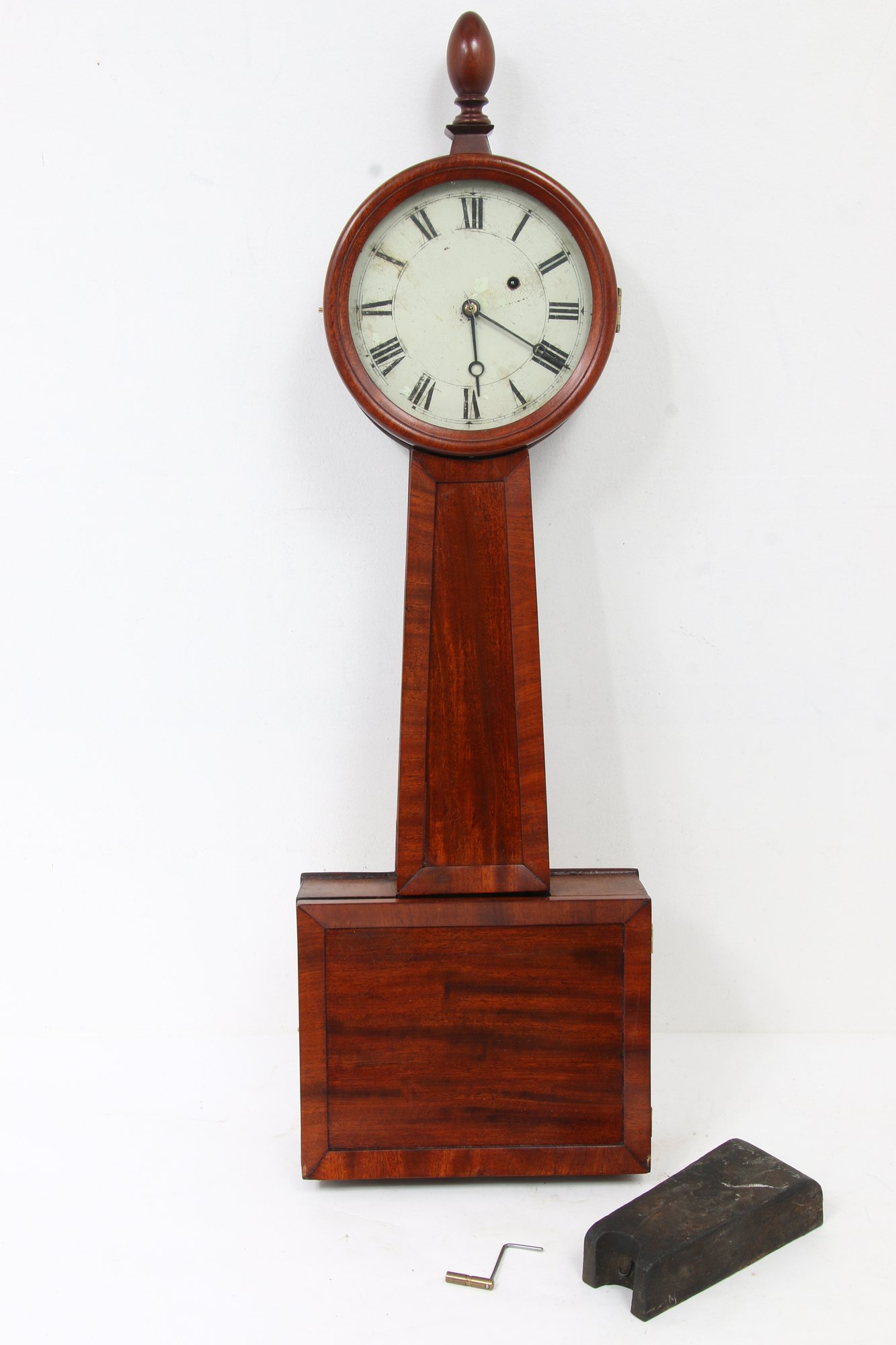 Antique Boston Or Tift Style Weight Driven Banjo Clock #210722 ...
