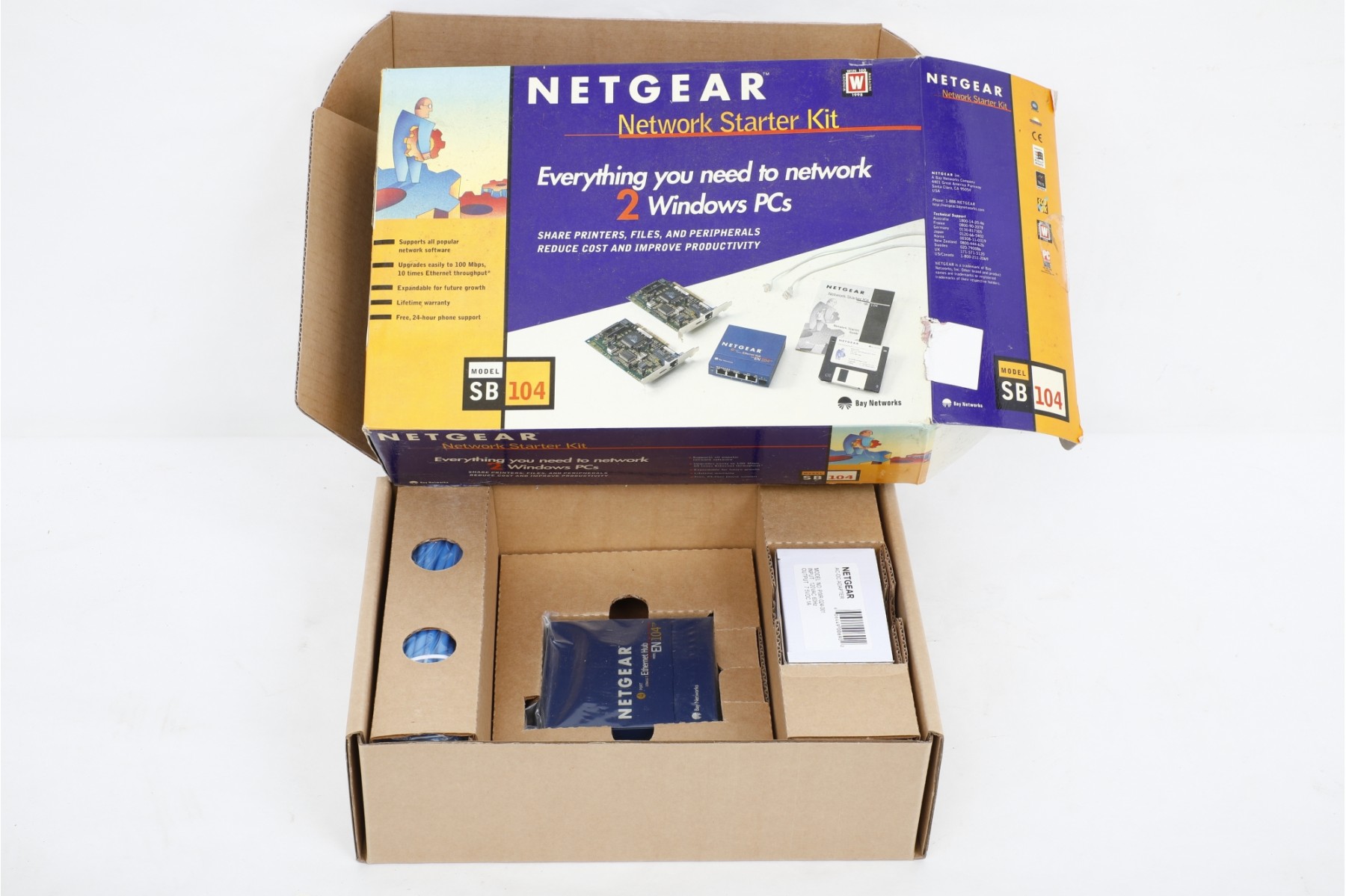 NETGEAR EN104TP Ethernet Hub - NEW #200286 | Auctionninja.com